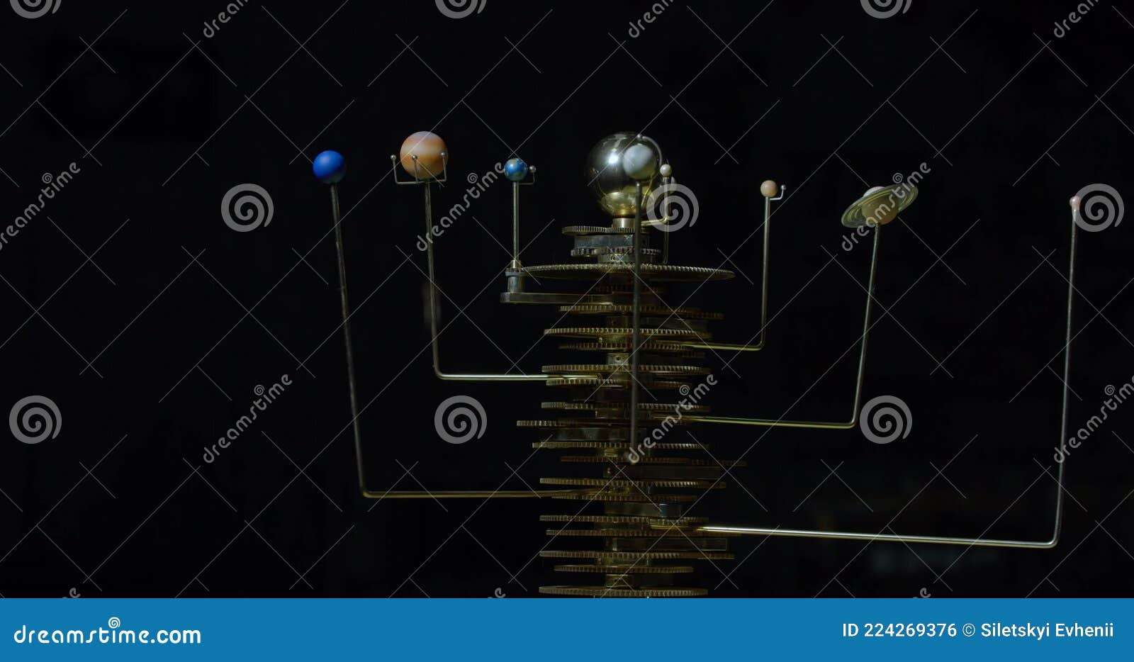 Solar System Model Mechanical Schematic