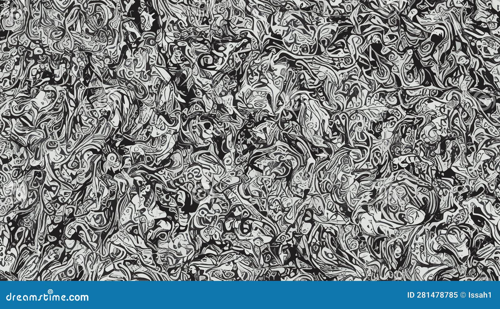 Gorgeous Monochrome Abstract 50th Birthday Layout with Solid Pattern ...