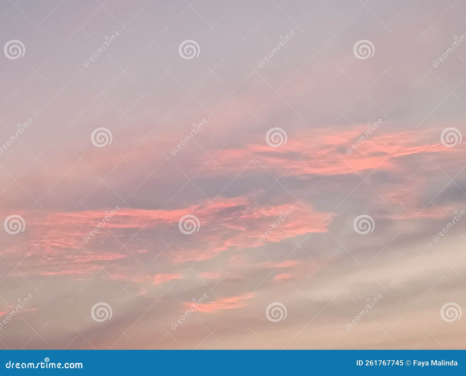 Gorgeous Pink Clouds in the Sky Stock Image - Image of pink, clouds ...
