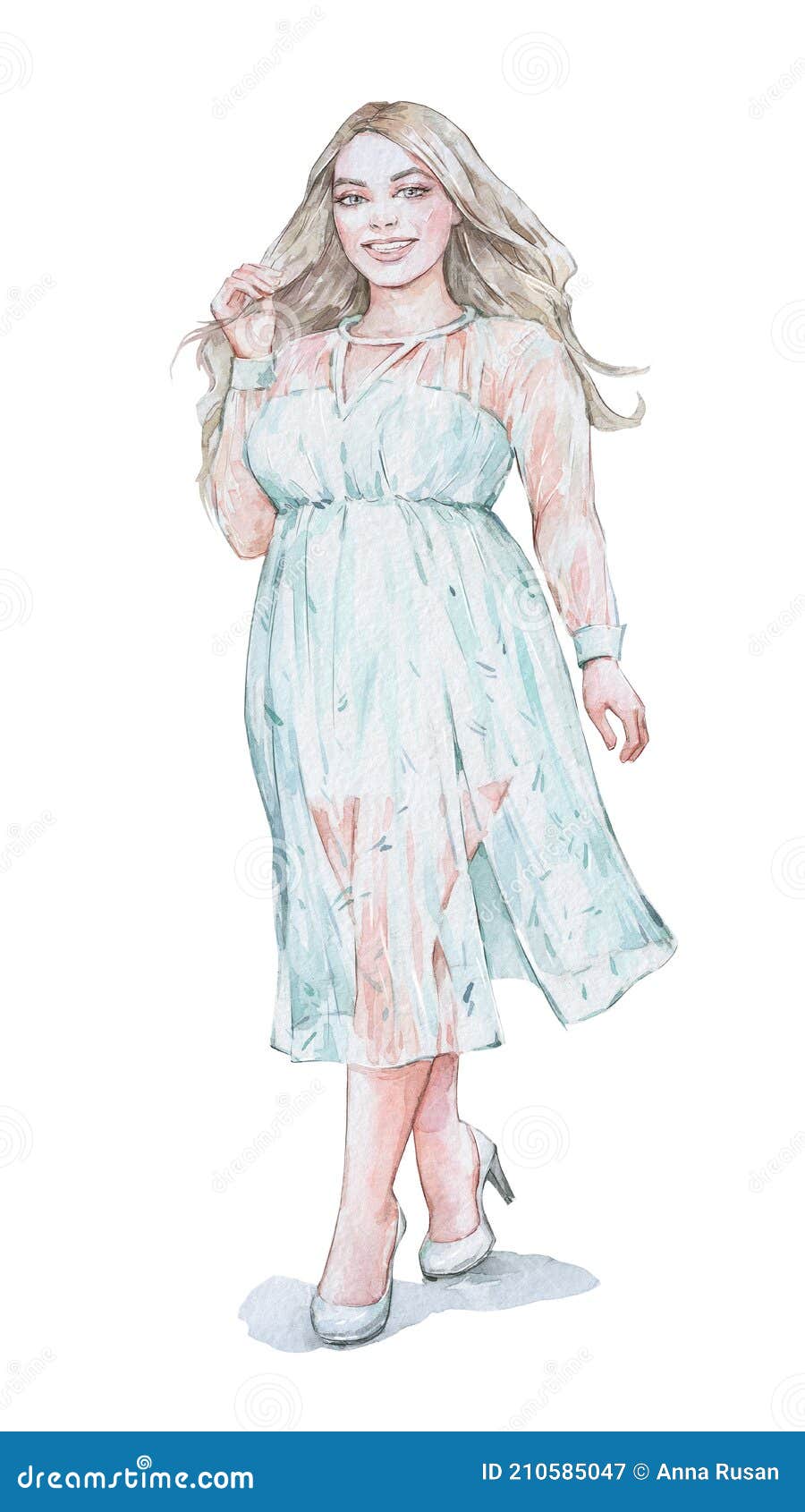 Gorgeous plus size model stock image. Image of hair - 210585047