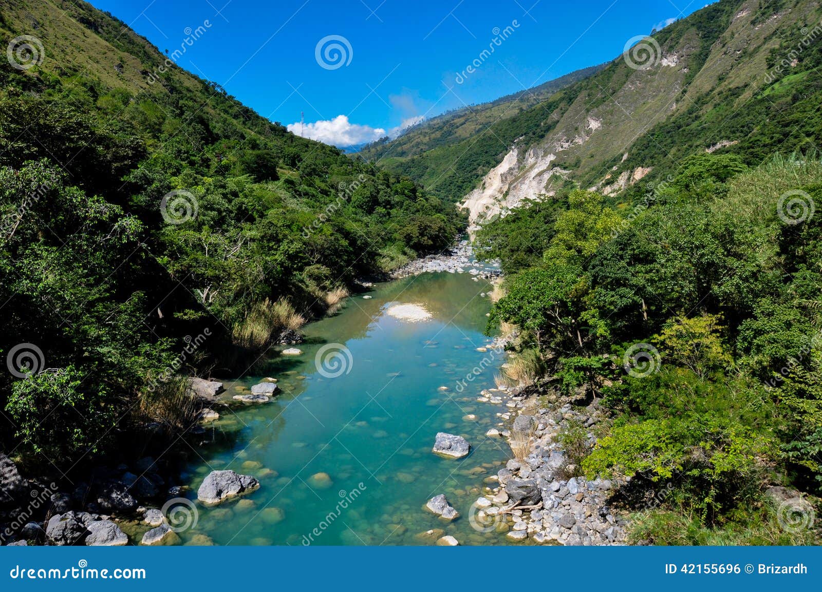 Gorgeous River of Guatemala Stock Photo - Image of america, central ...