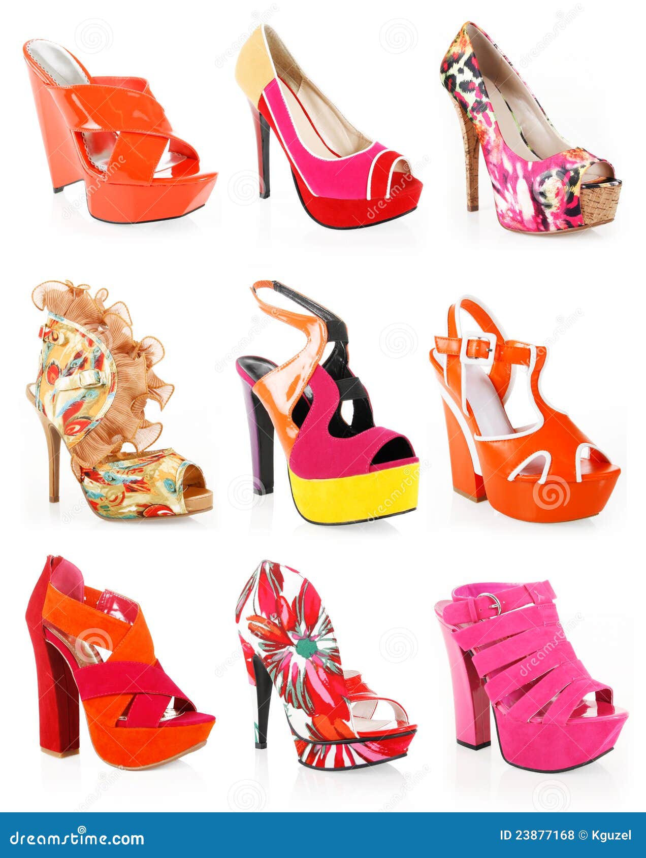 Gorgeous shoes collection stock photo. Image of fuchsia - 23877168