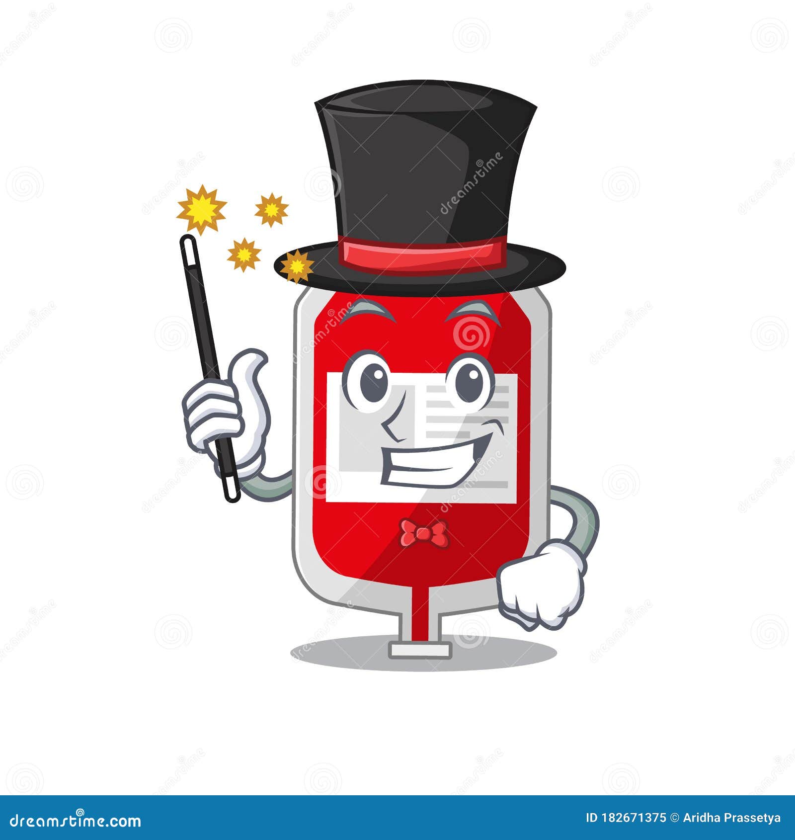 A Gorgeous Smart Magician of Blood Plastic Bag Cartoon Design Style ... A Gorgeous Smart Magician of Blood Plastic Bag Cartoon Design Style ...