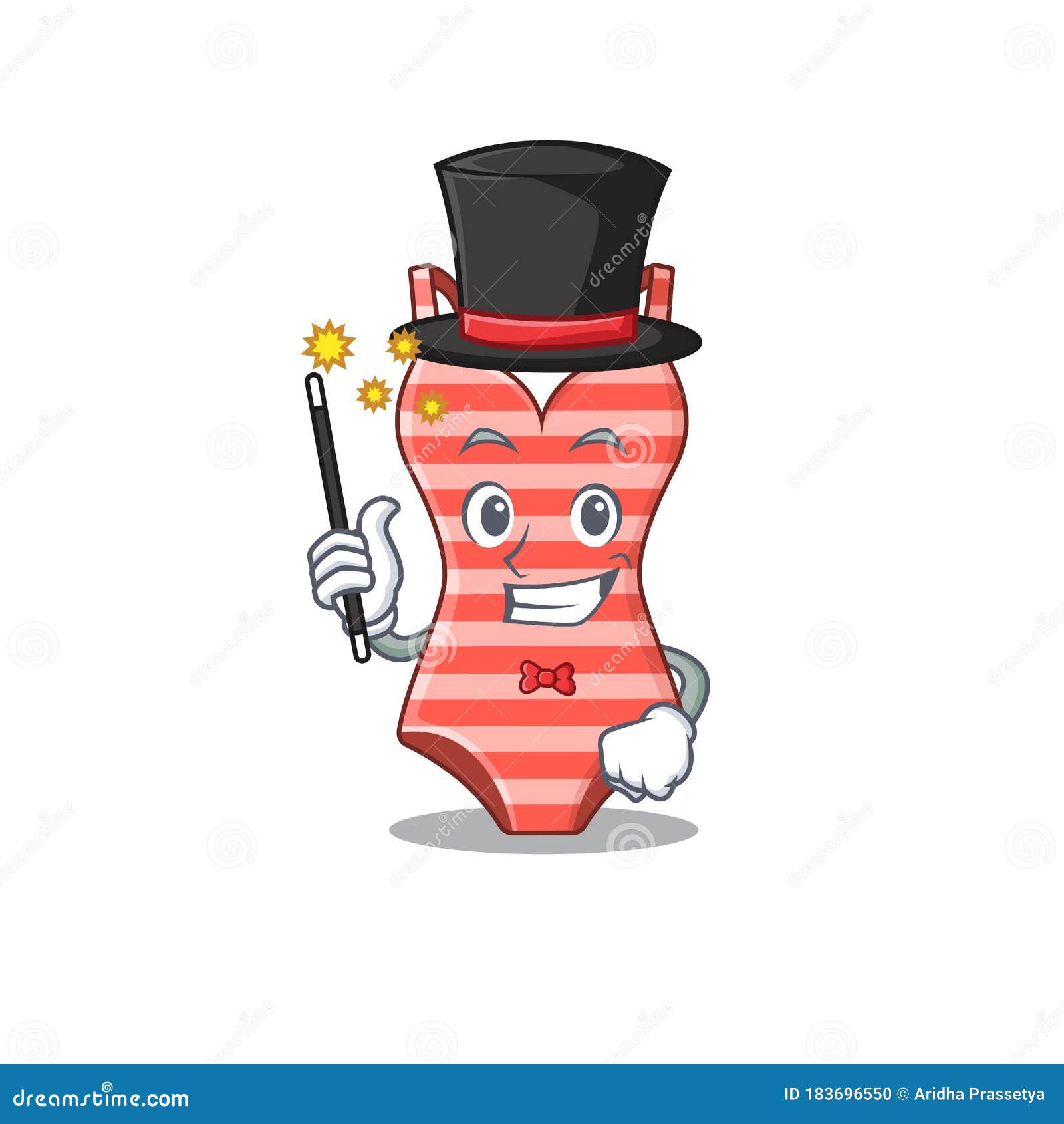 A Gorgeous Smart Magician of Swimsuit Cartoon Design Style Stock Vector ... A Gorgeous Smart Magician of Swimsuit Cartoon Design Style Stock Vector ...