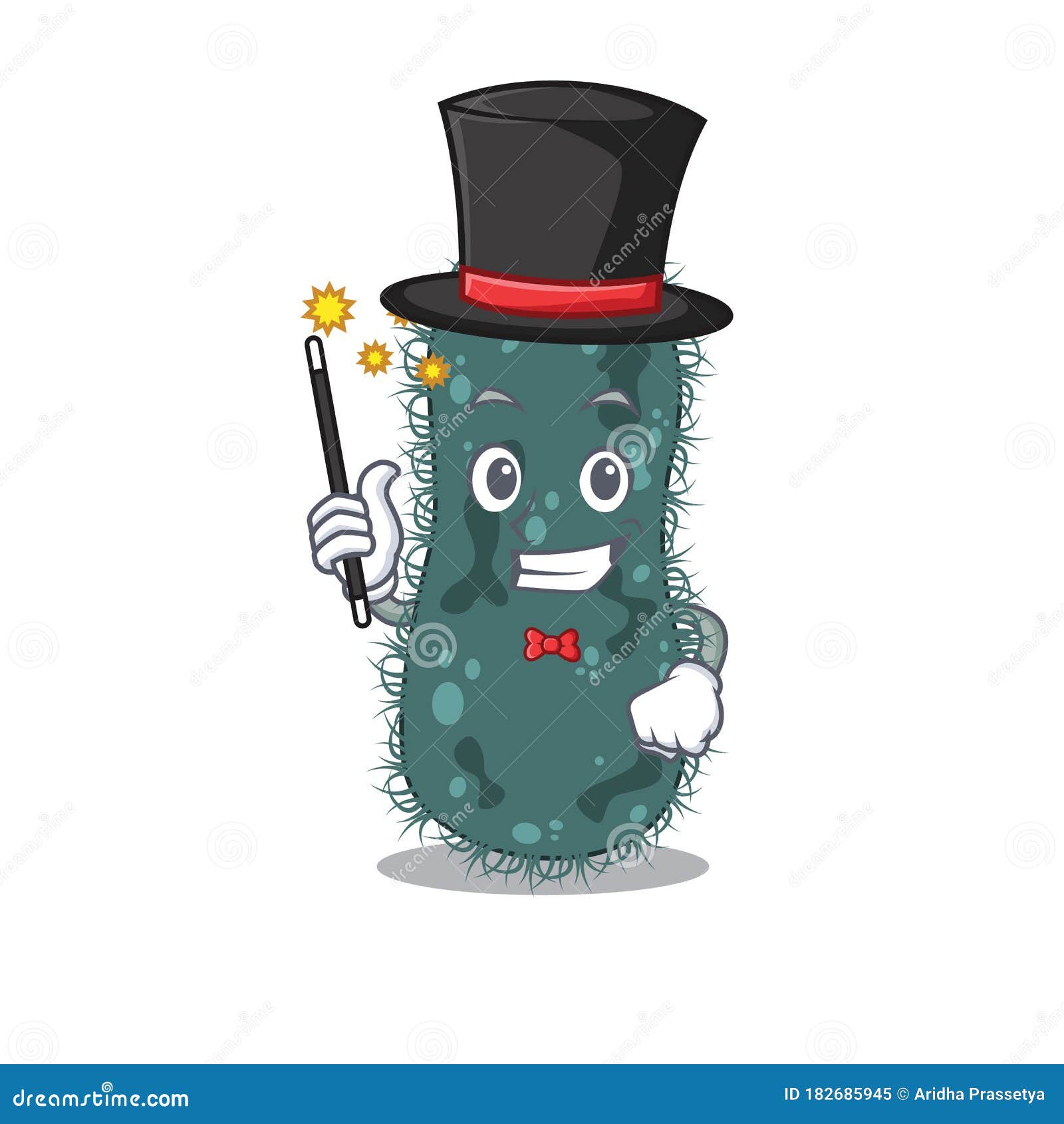 A Gorgeous Smart Magician of Thermotogae Cartoon Design Style Stock ... A Gorgeous Smart Magician of Thermotogae Cartoon Design Style Stock ...