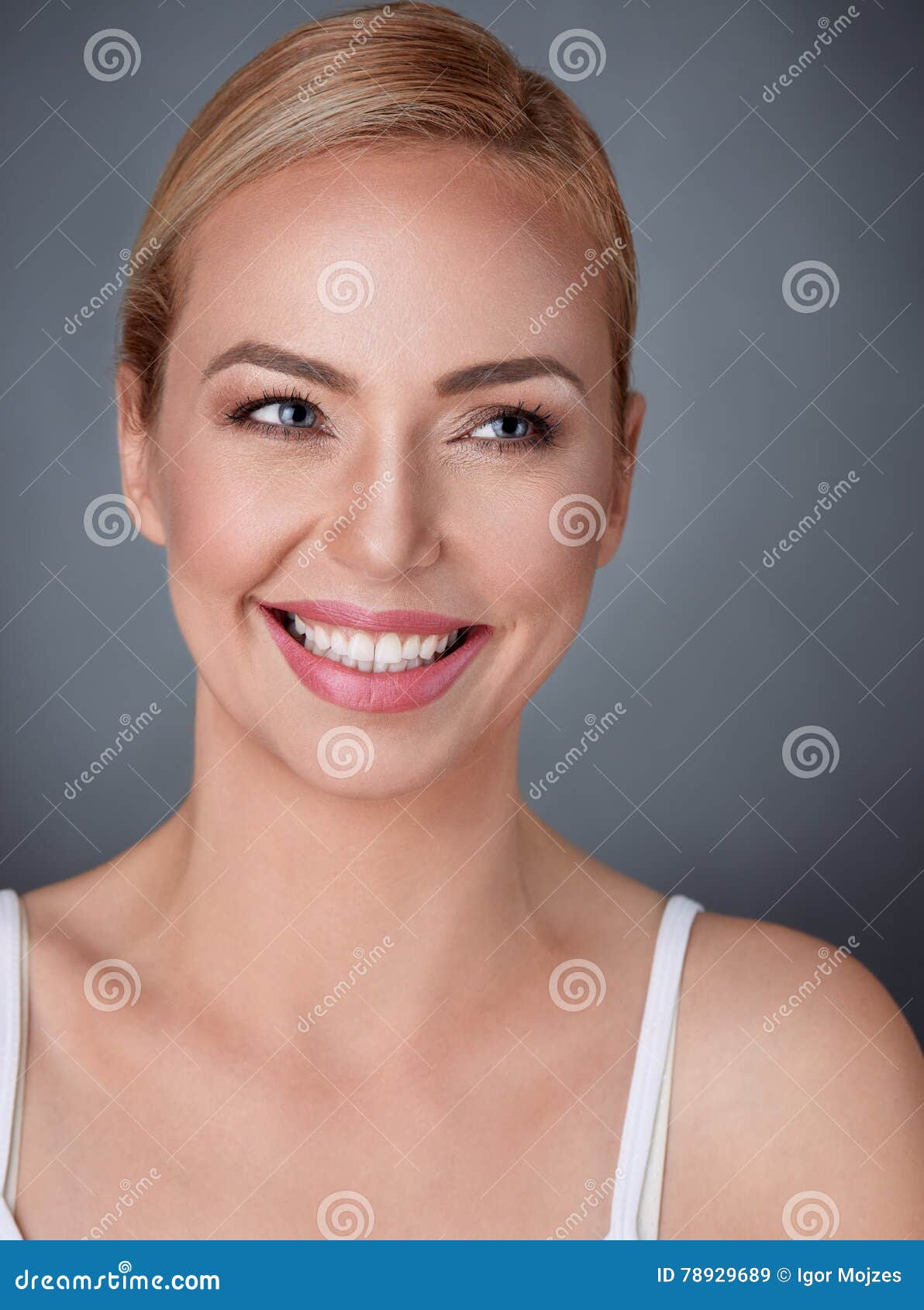 Gorgeous smile stock image. Image of facial, gentle, joyful - 78929689