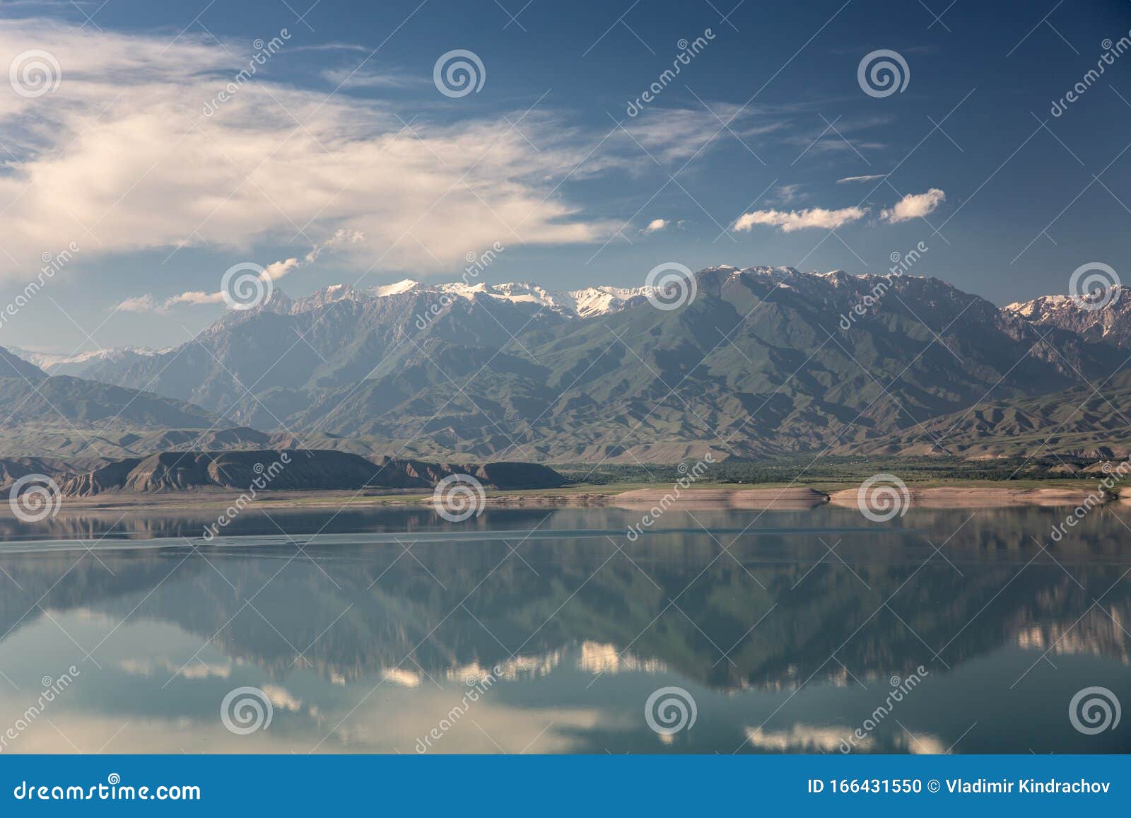 Gorgeous Snow Mountain and Lake Stock Photo - Image of nature ...