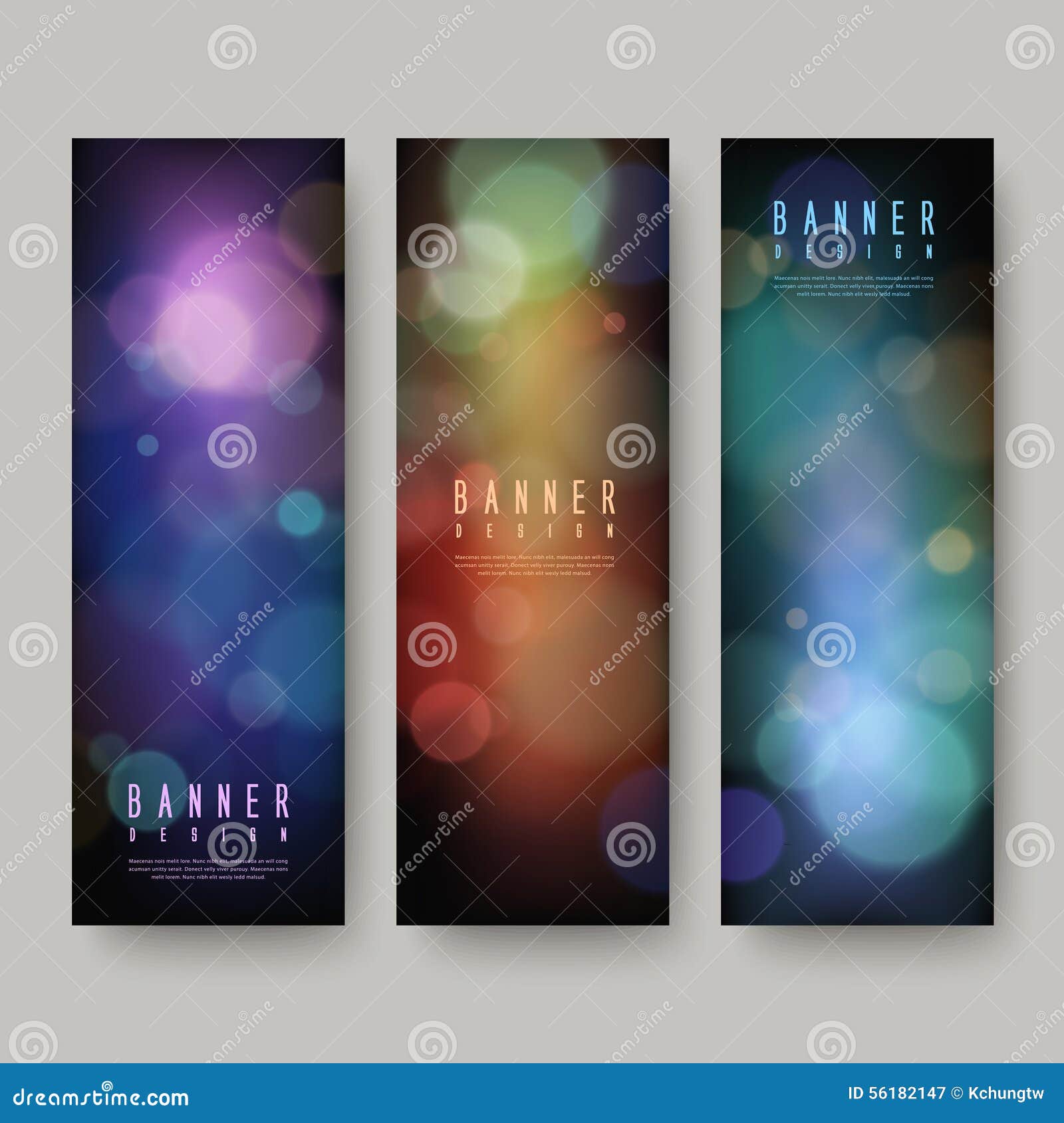 Gorgeous Sparkling Banners Set Stock Vector - Illustration of object ...