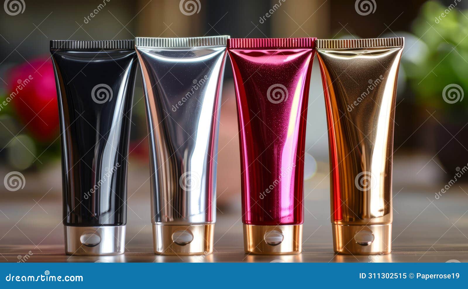 Gorgeous Tube Containers for Cosmetics Stock Illustration ...