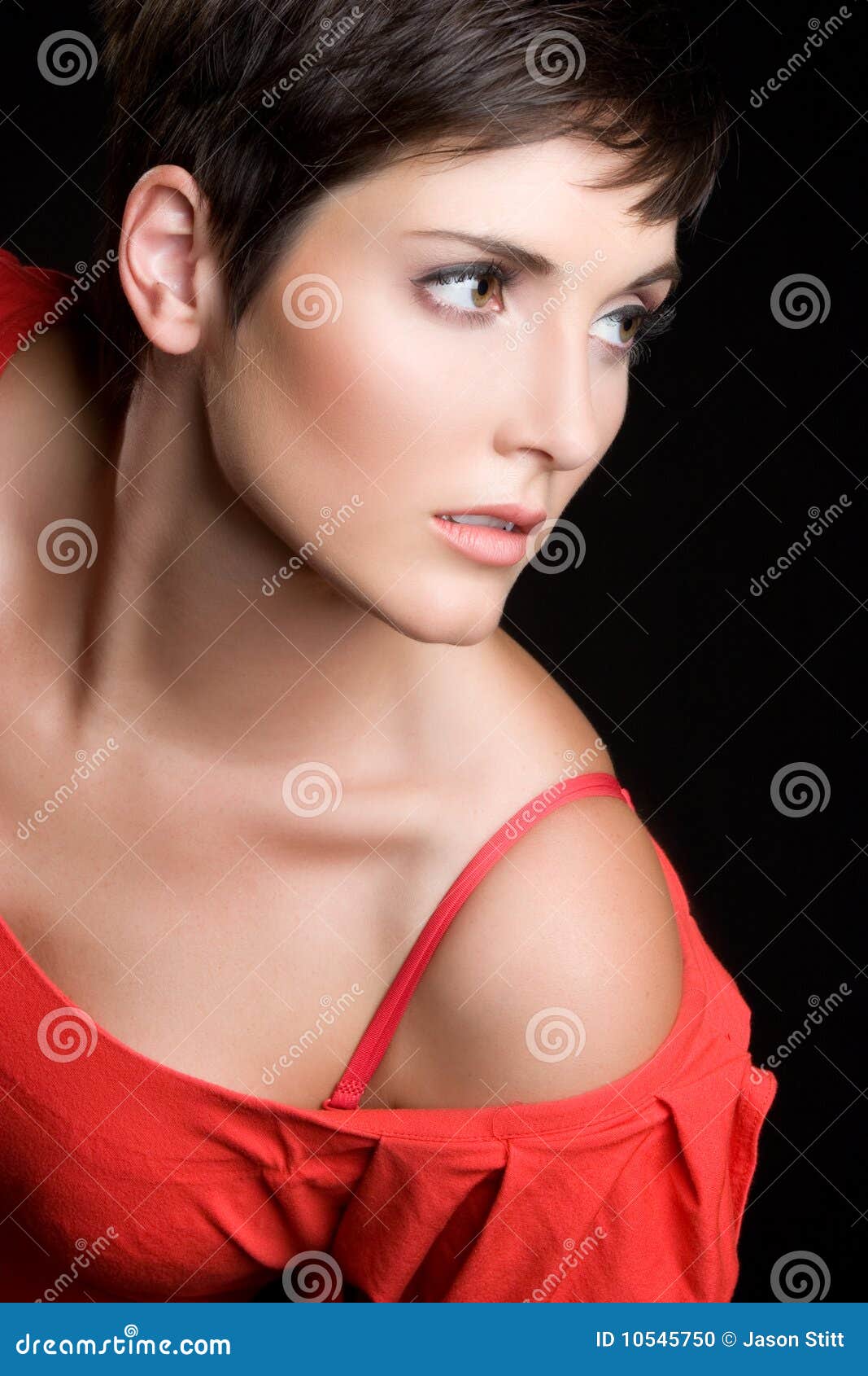 Gorgeous Woman stock photo. Image of high, hair, serious - 10545750