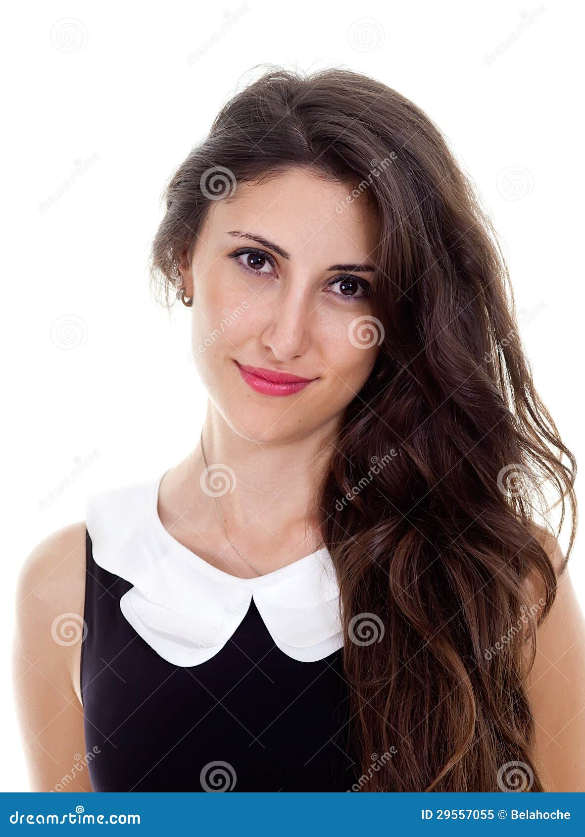 Gorgeous Young Female Charmingly Smiling Stock Image - Image of female ...