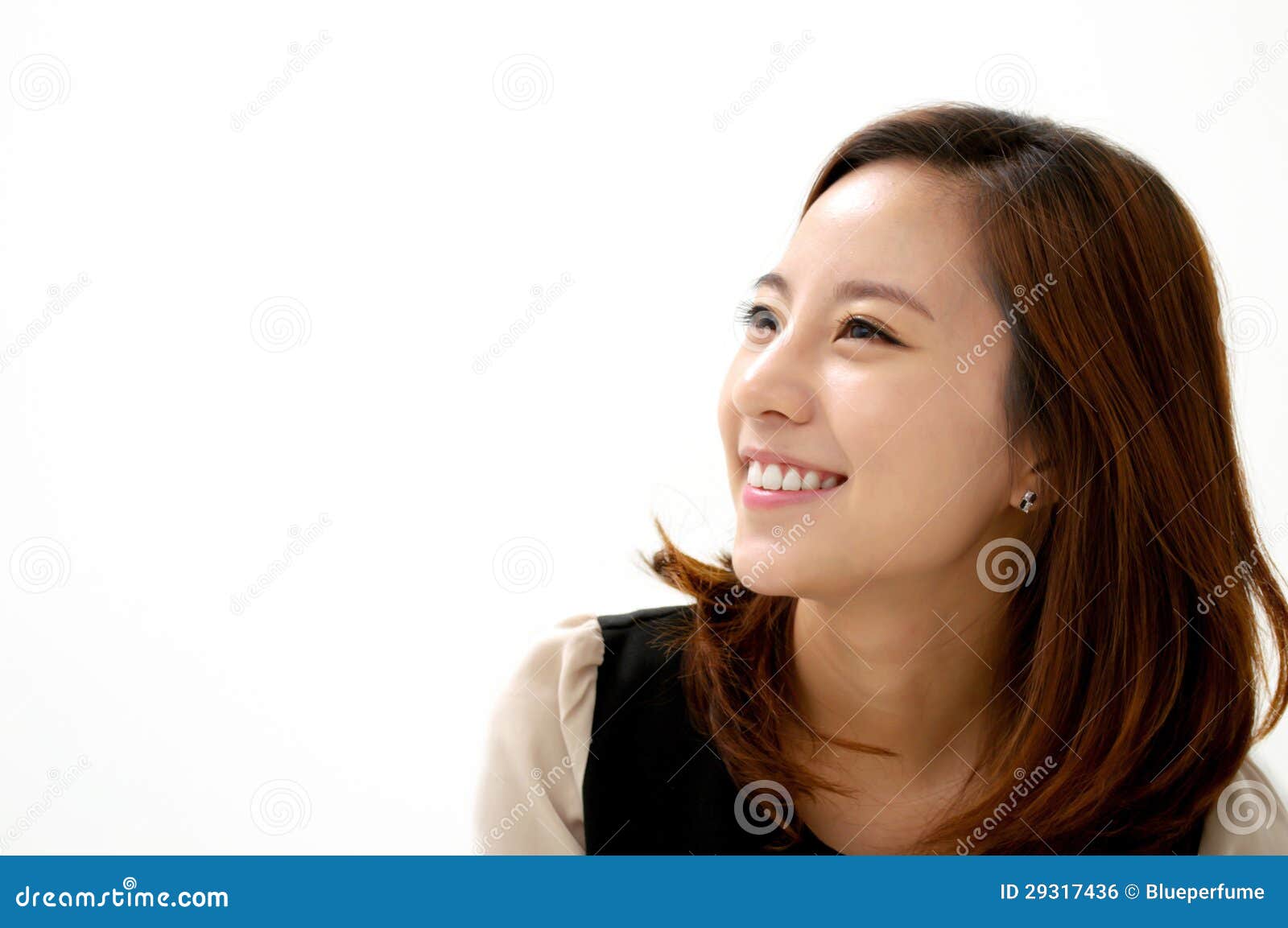 Gorgeous Young Female Smiling Confidently Stock Photo - Image of ...