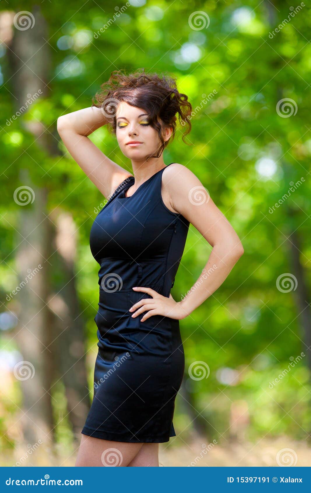 Gorgeous Young Lady Outdoor Stock Image - Image of close, beautiful ...