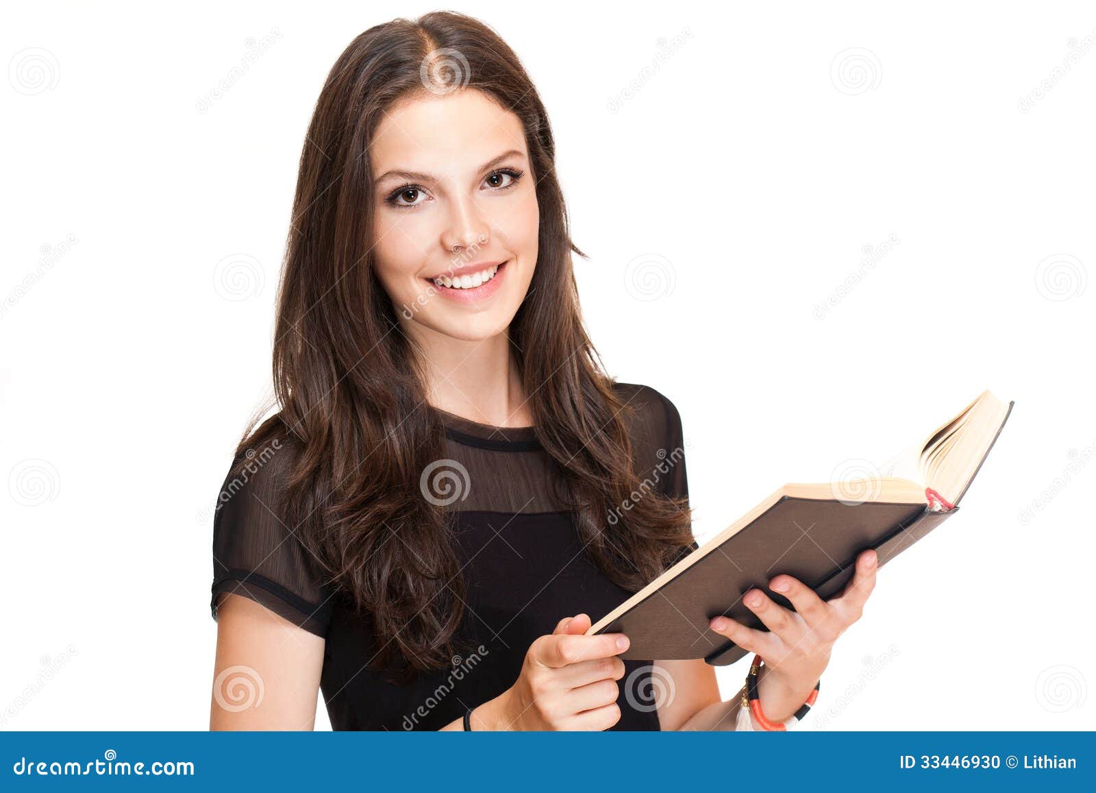 Gorgeous Young Student Girl. Stock Photo - Image of high, looking: 33446930