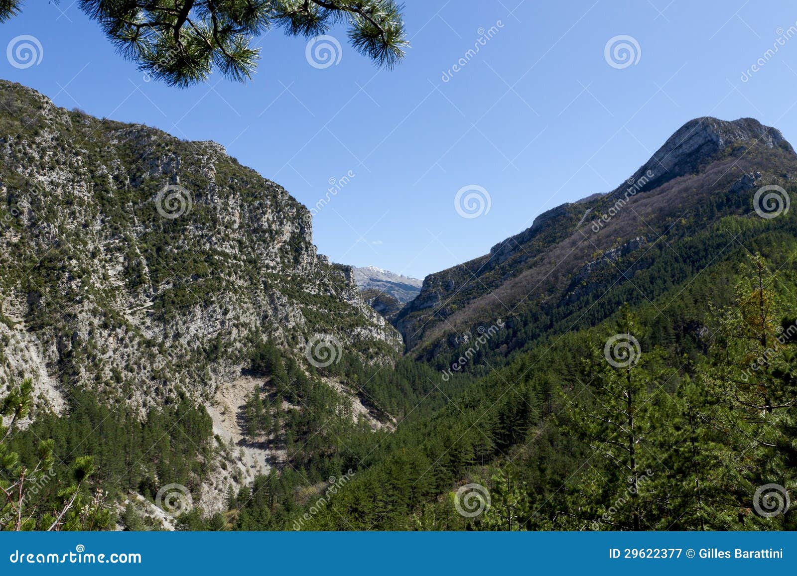 The Gorges of Trevans, France Stock Image - Image of provencal, point ...