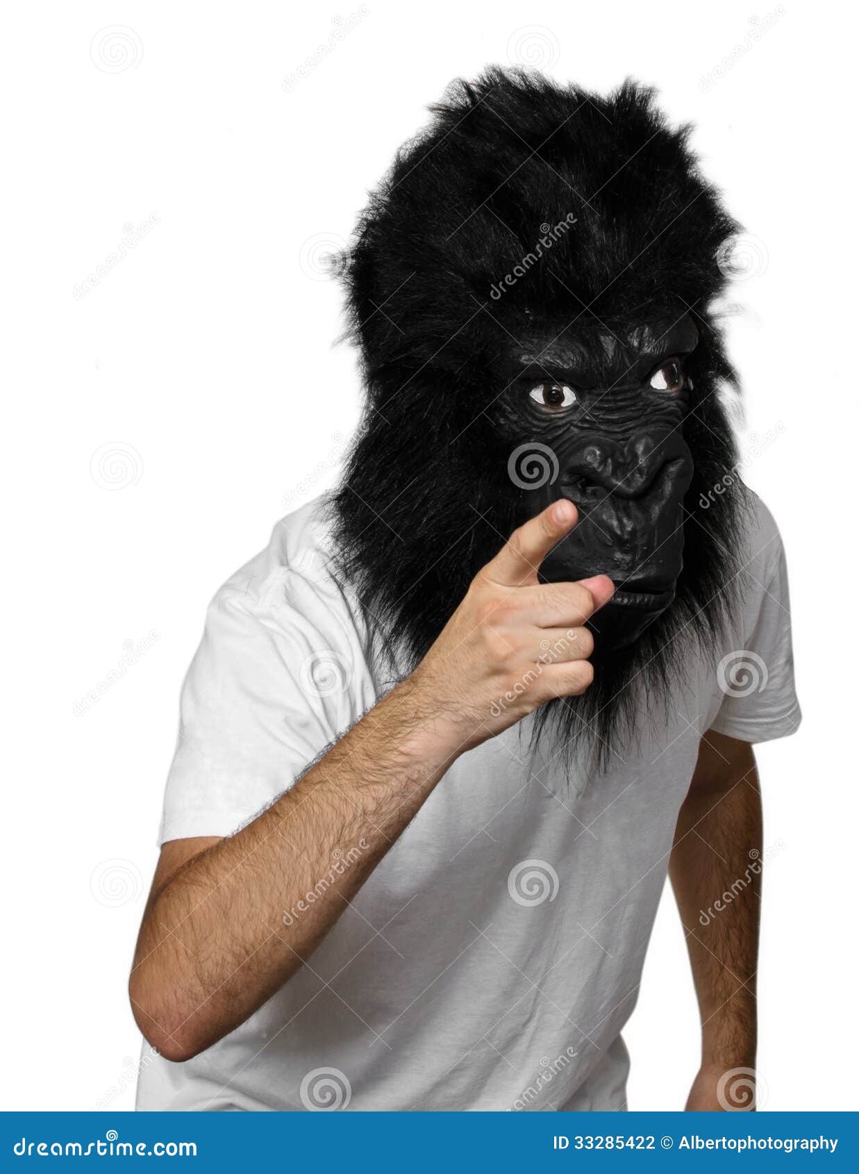 Gorilla man stock photo. Image of isolated, businessman - 33285422