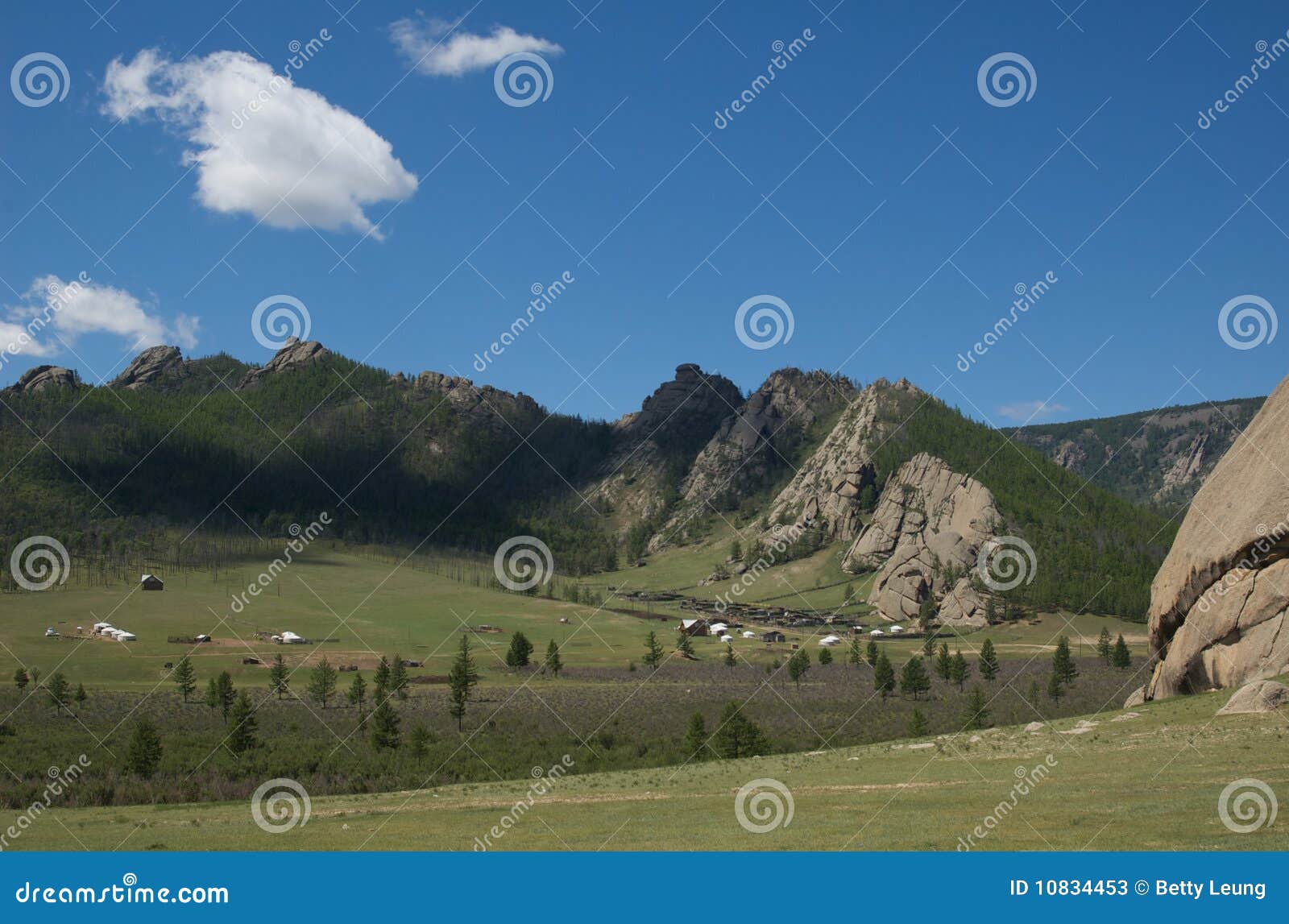Gorkhi-Terelj National Park in Mongolia Stock Image - Image of asia ...