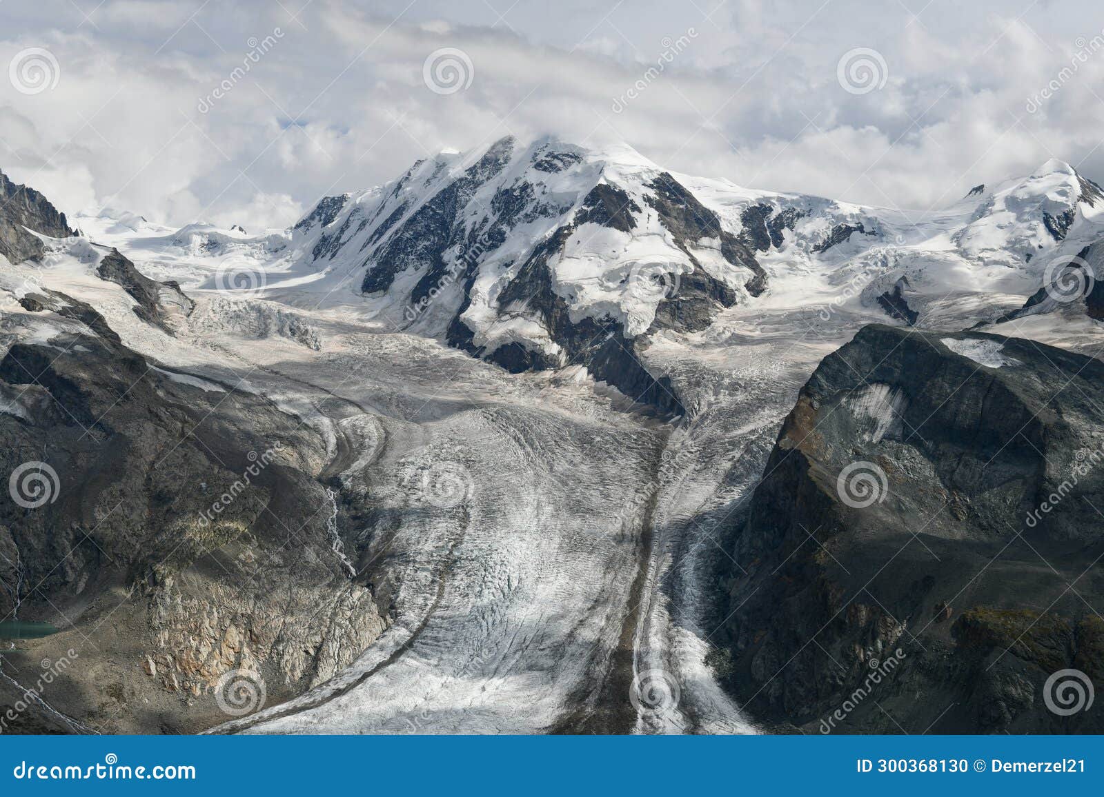 Gorner Glacier - Switzerland Stock Photo - Image of panoramic, hiking ...