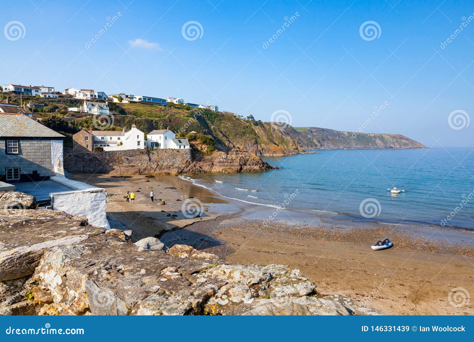 Gorran Haven Cornwall England Stock Image - Image of beautiful ...