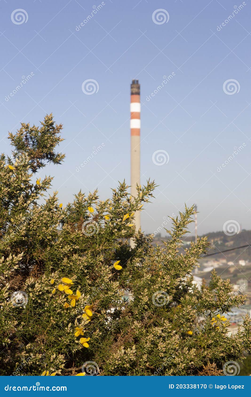 Oil Rig At The Background Of Refinery. Royalty-Free Stock Photography ...