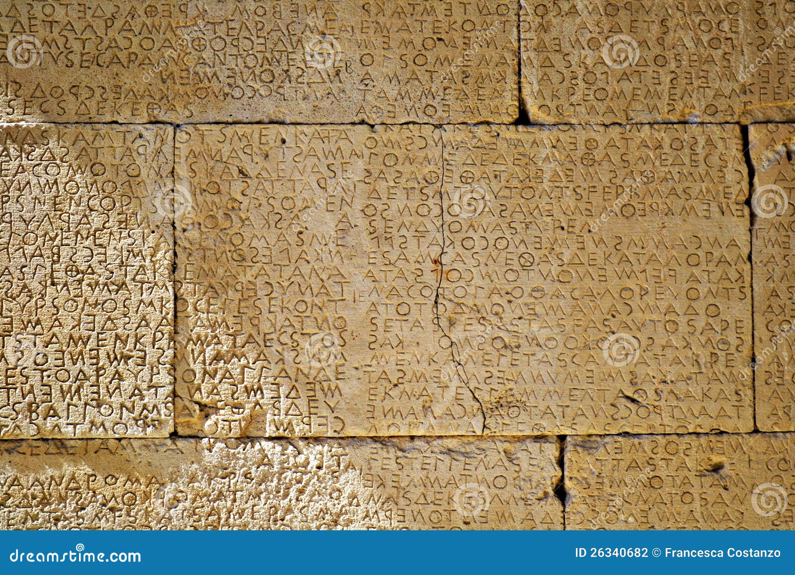 Gorthyn Law Code stock photo. Image of mediterranean - 26340682