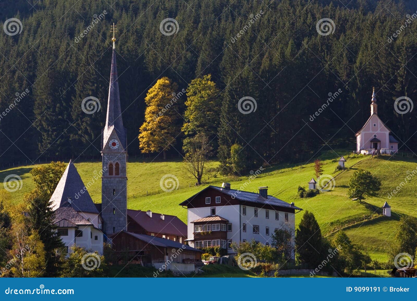 Gosau, Austria stock image. Image of beauty, alps, holiday - 9099191