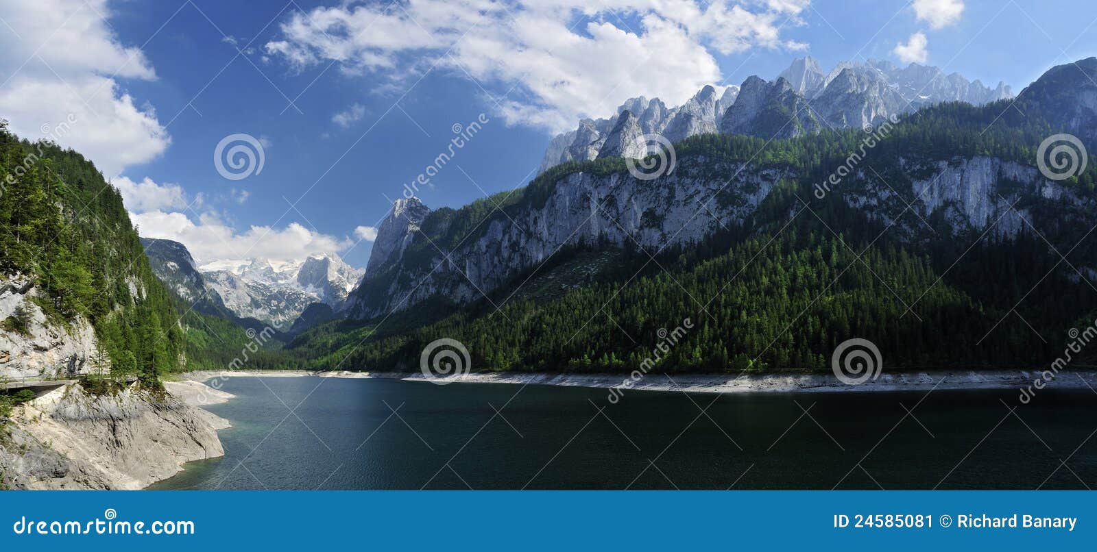 Gosausee & Gosaukamm Mountains Royalty-Free Stock Photo | CartoonDealer ...