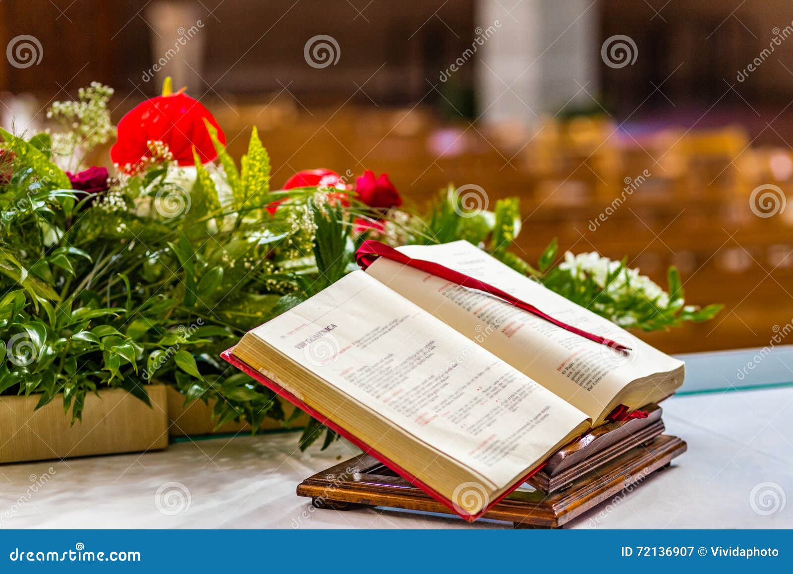 Gospel book stock image. Image of altar, rome, table - 72136907
