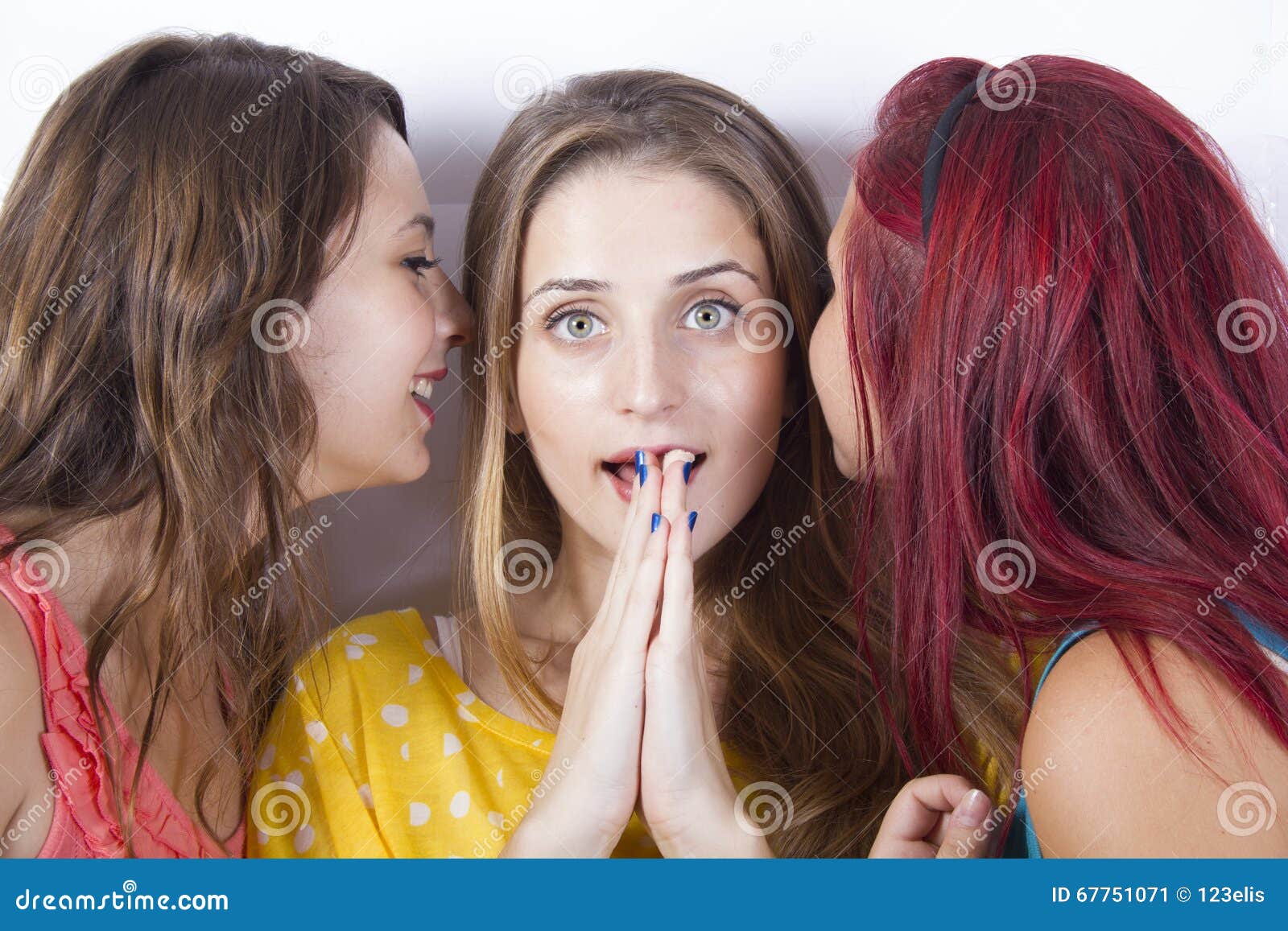 Gossip Girls stock image. Image of ethnic, gossiping - 67751071