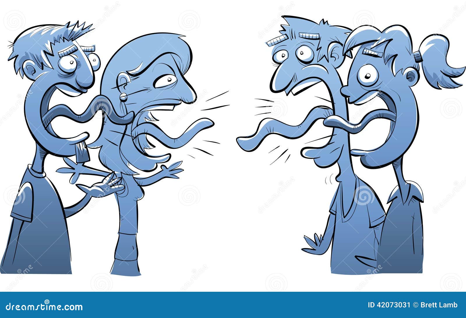 Gossip Group stock illustration. Illustration of discussion - 42073031