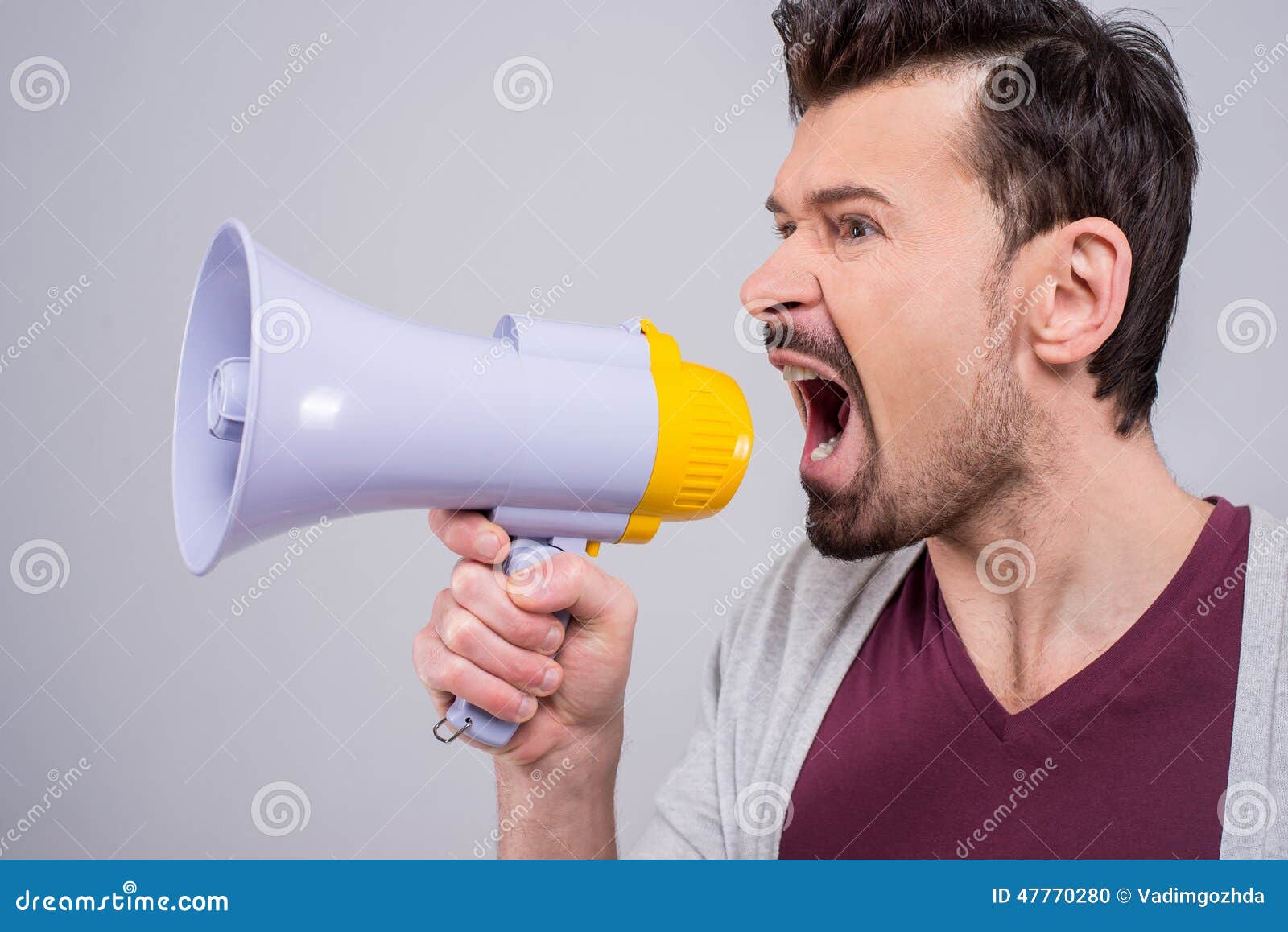 Gossip stock photo. Image of message, loudspeaker, portrait - 47770280