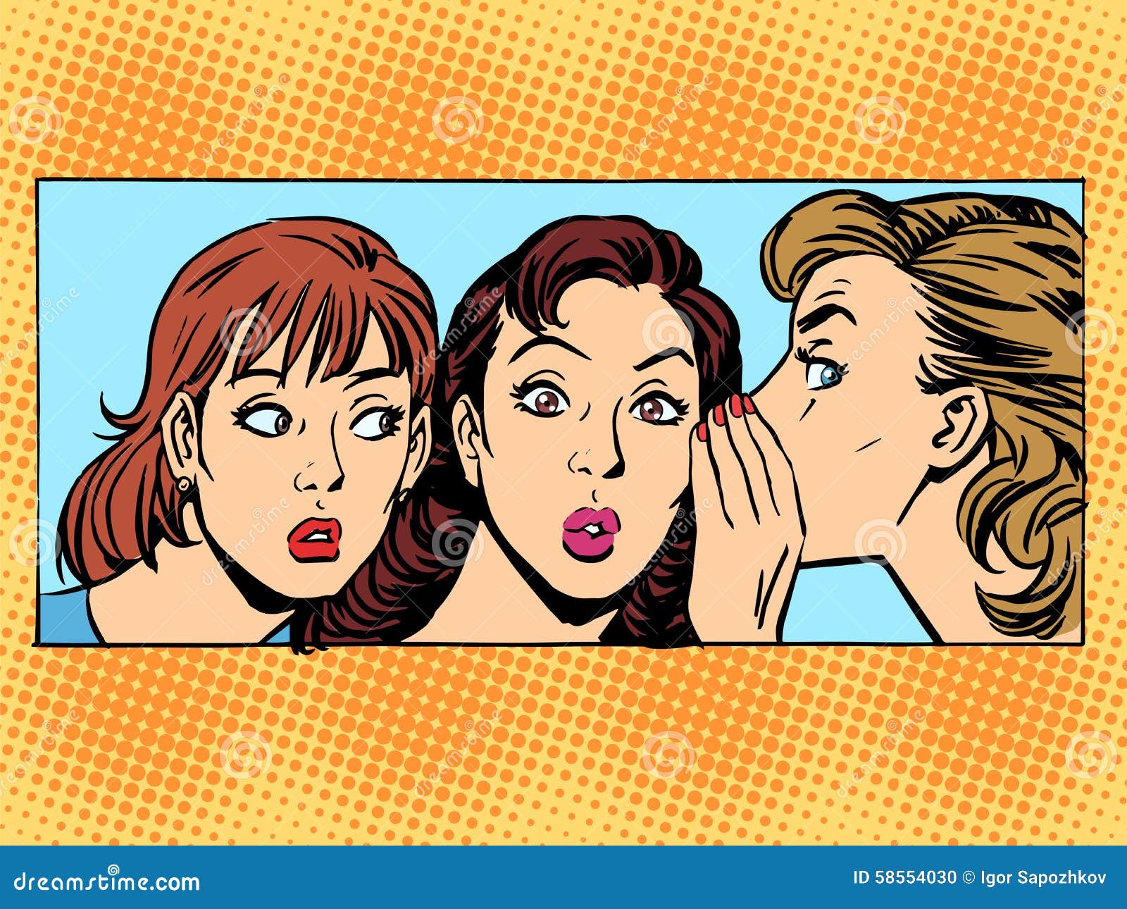 Gossip woman girlfriend stock vector. Illustration of frame - 58554030 Gossip woman girlfriend stock vector. Illustration of frame - 58554030