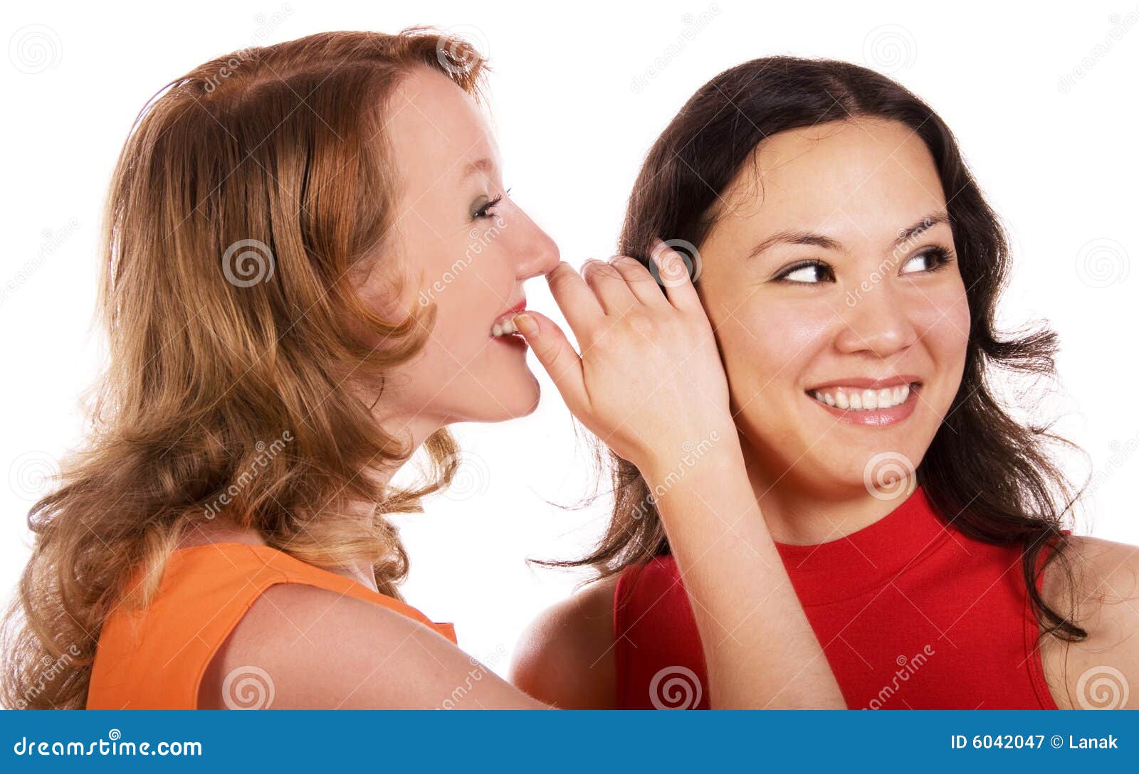 Gossiping girls stock image. Image of friends, attractive - 6042047