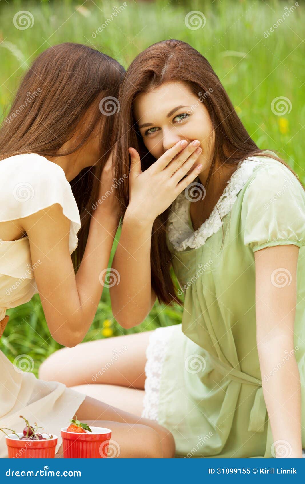 Gossips stock image. Image of enjoyment, carefree, grass - 31899155