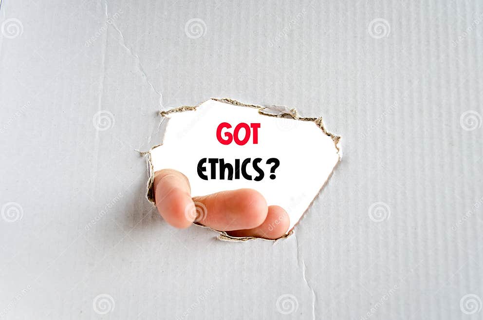 Got ethics text concept stock photo. Image of paper, fairness - 89835166