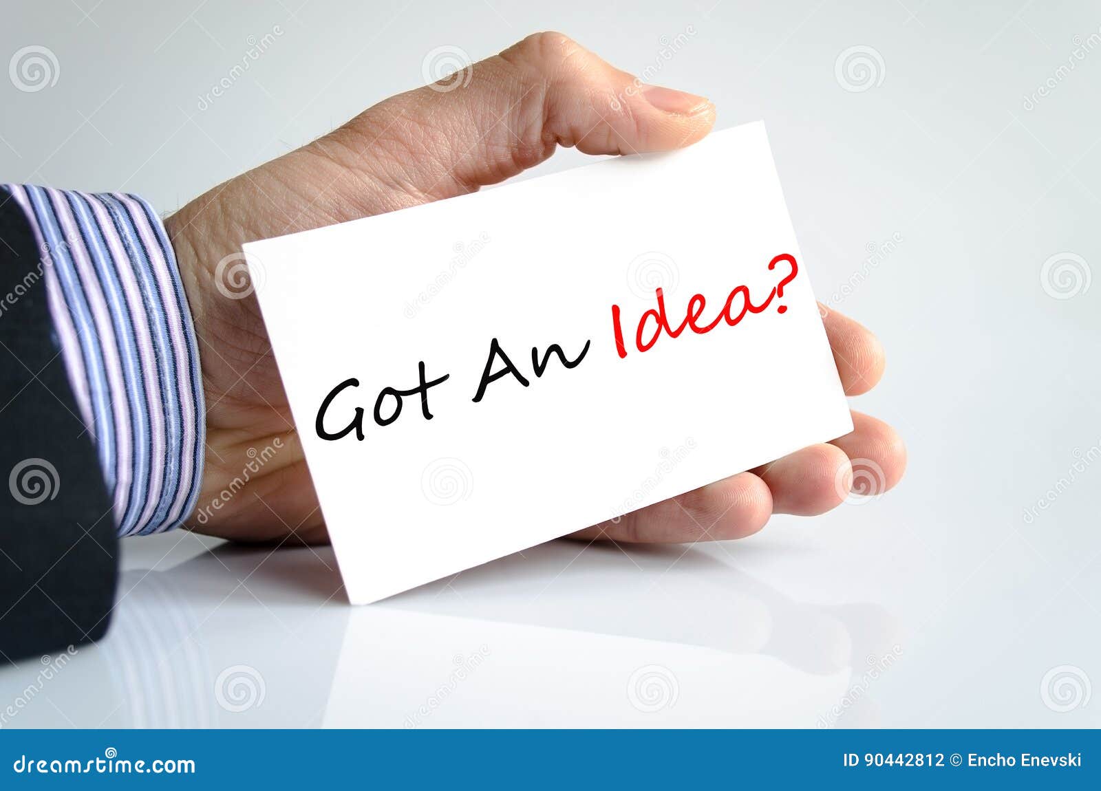 Got an Idea Concept stock photo. Image of proposal, purpose - 90442812
