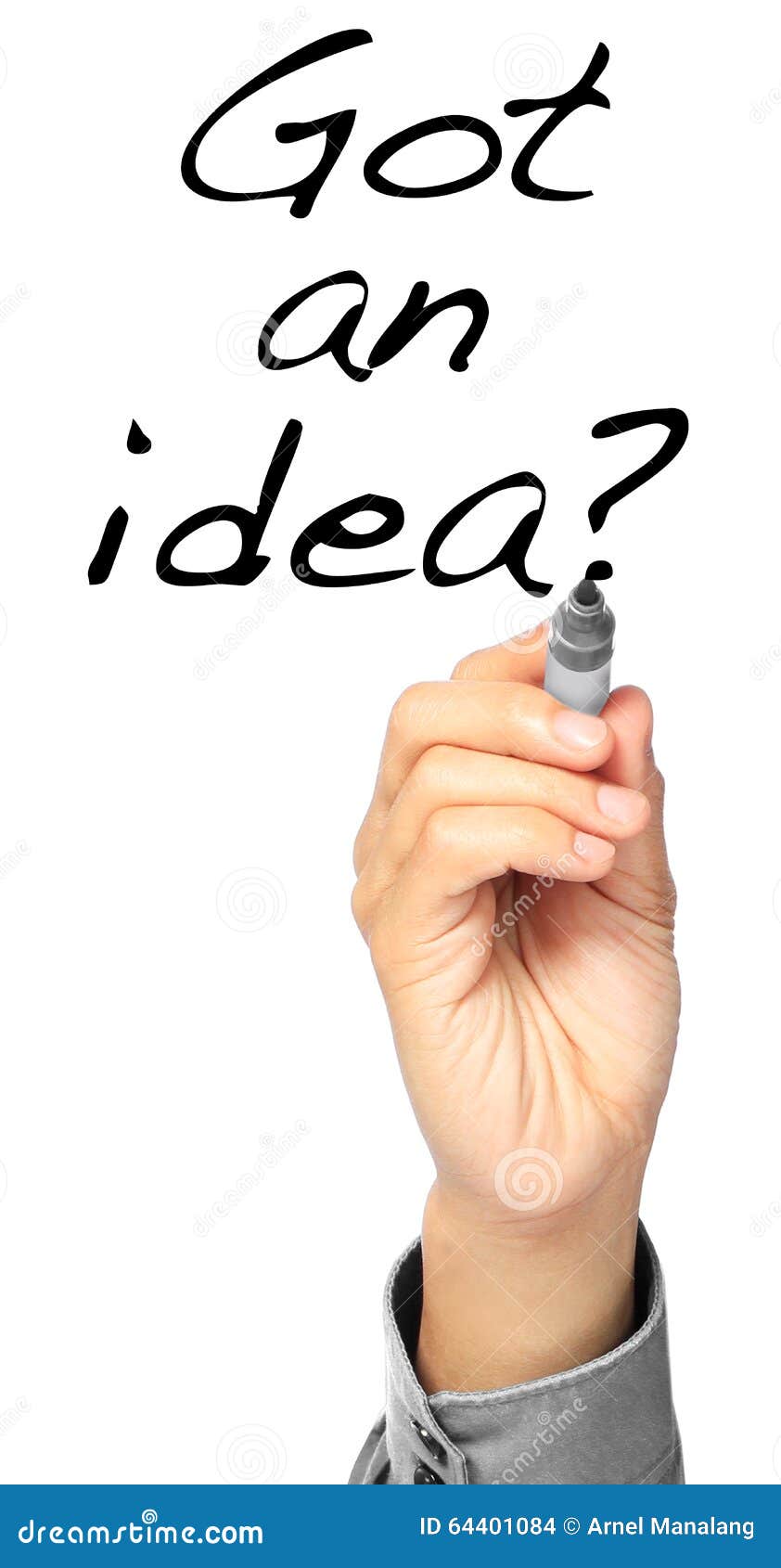 Got an Idea? stock photo. Image of asking, conceptual - 64401084