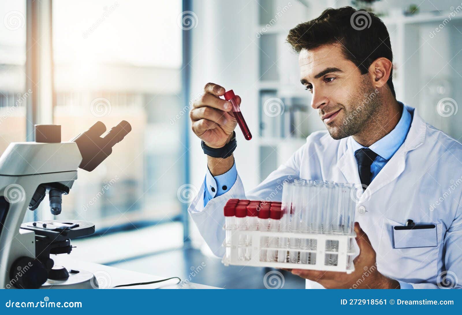 Got To Send these for Some More Testing. a Scientist Analyzing Medical ...