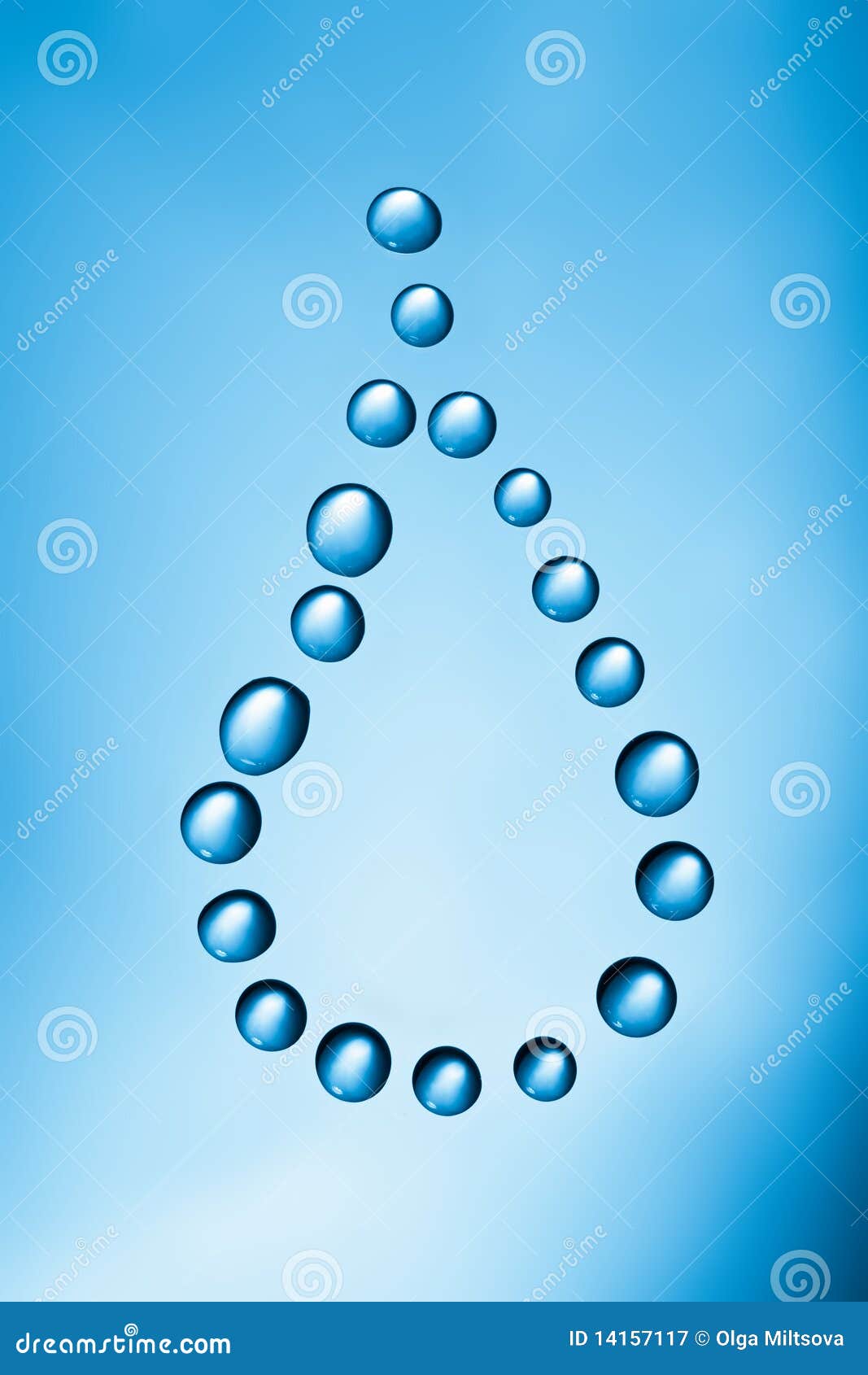 Gota del agua azul imagen de archivo. Imagen de puro - 14157117