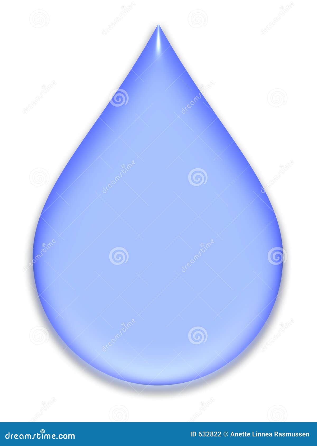 Gota En Colores Pastel Azul Stock de ilustración - Ilustración de ...