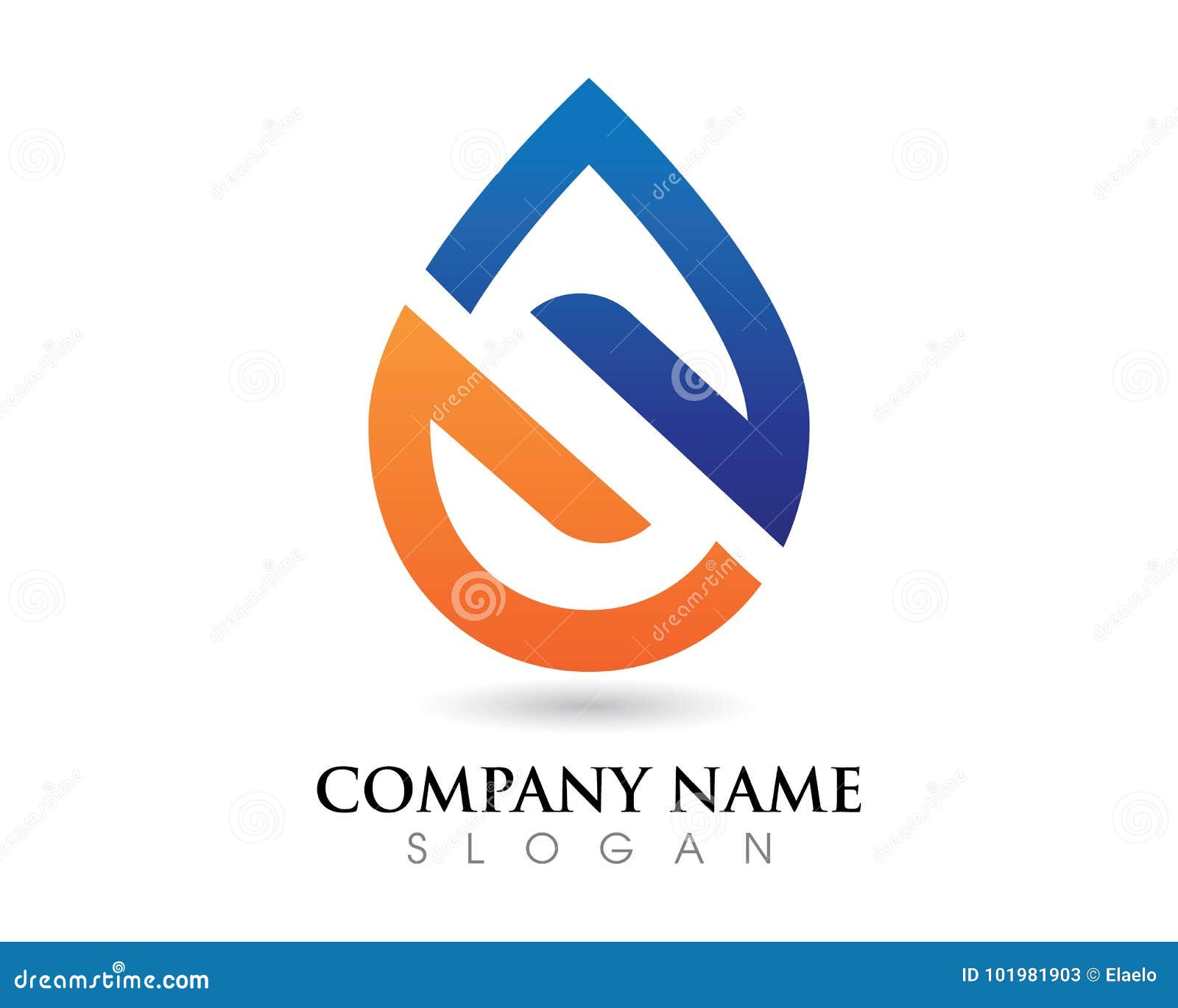 Gota Logo Template da água ilustração do vetor. Ilustração de naughty ...