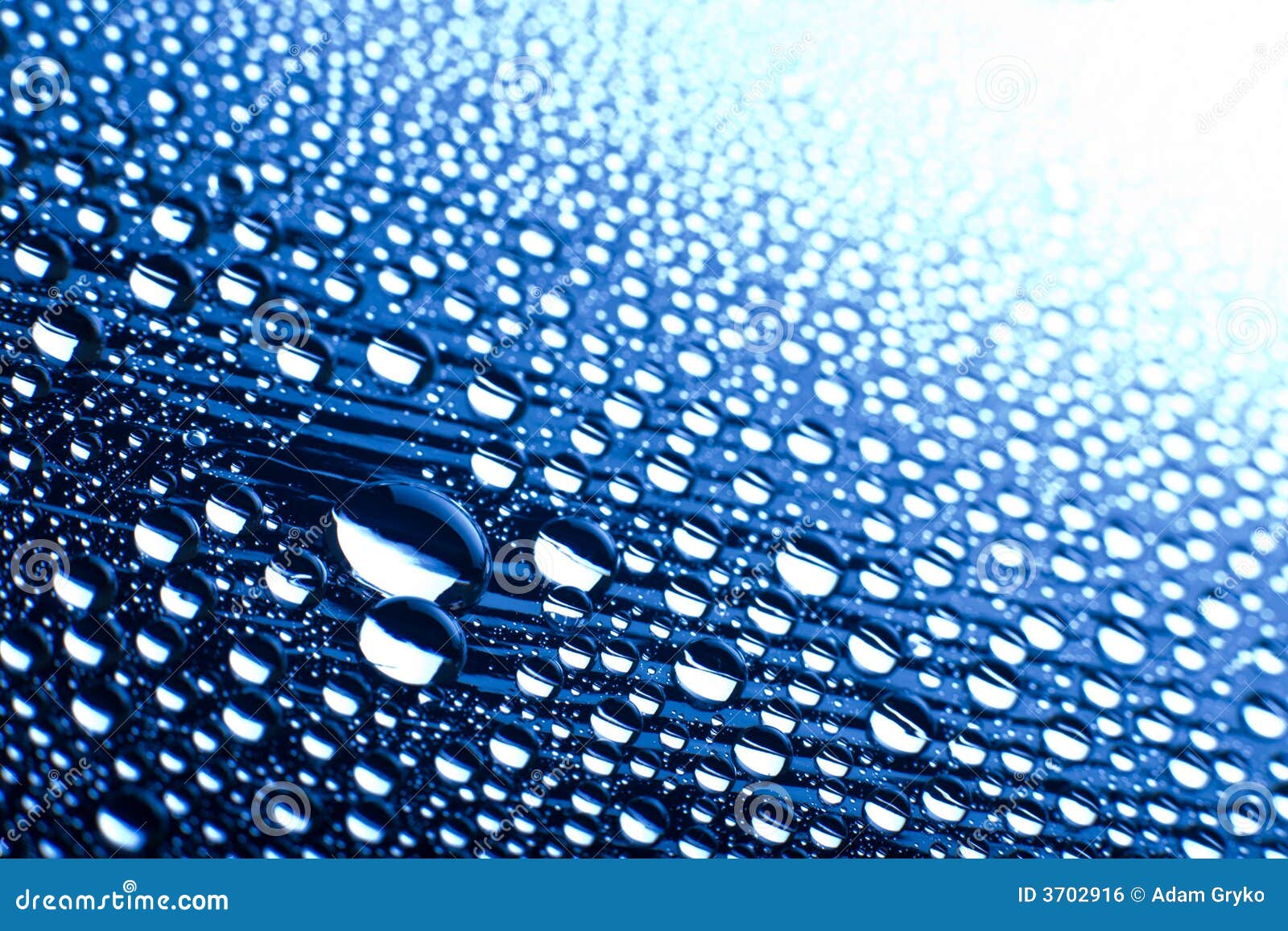 Gotas azules foto de archivo. Imagen de agua, cierre, gotita - 3702916