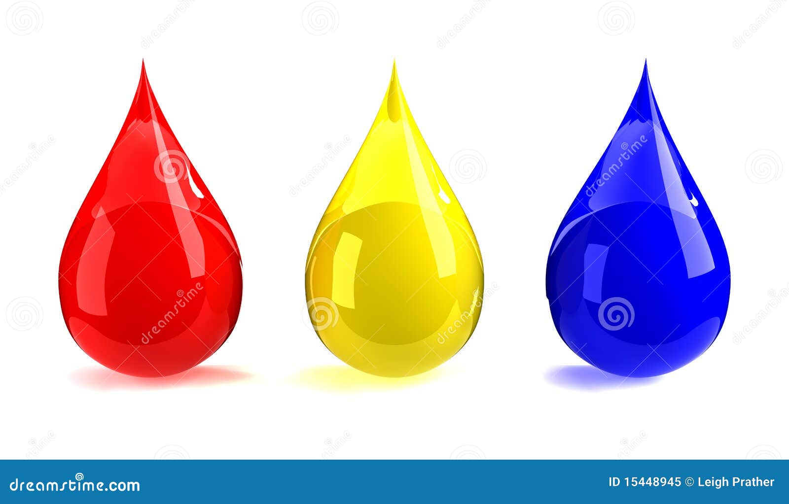 Gotas Rojas, Amarillas, Y Azules Stock de ilustración - Ilustración de ...