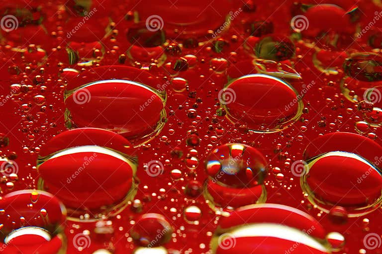 Gotas rojas grandes imagen de archivo. Imagen de salpicado - 9731707