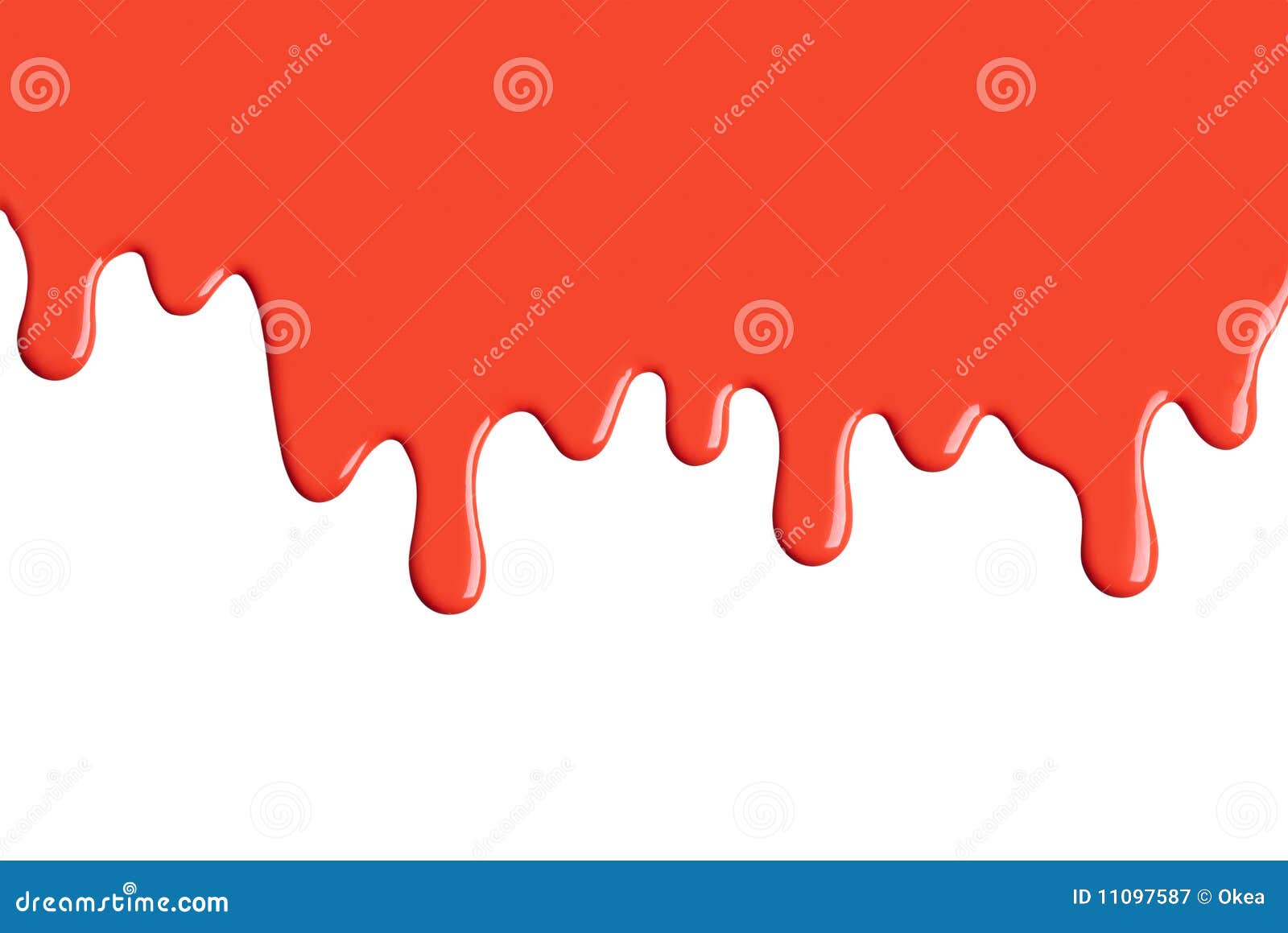 Goteo rojo de la pintura imagen de archivo. Imagen de copia - 11097587