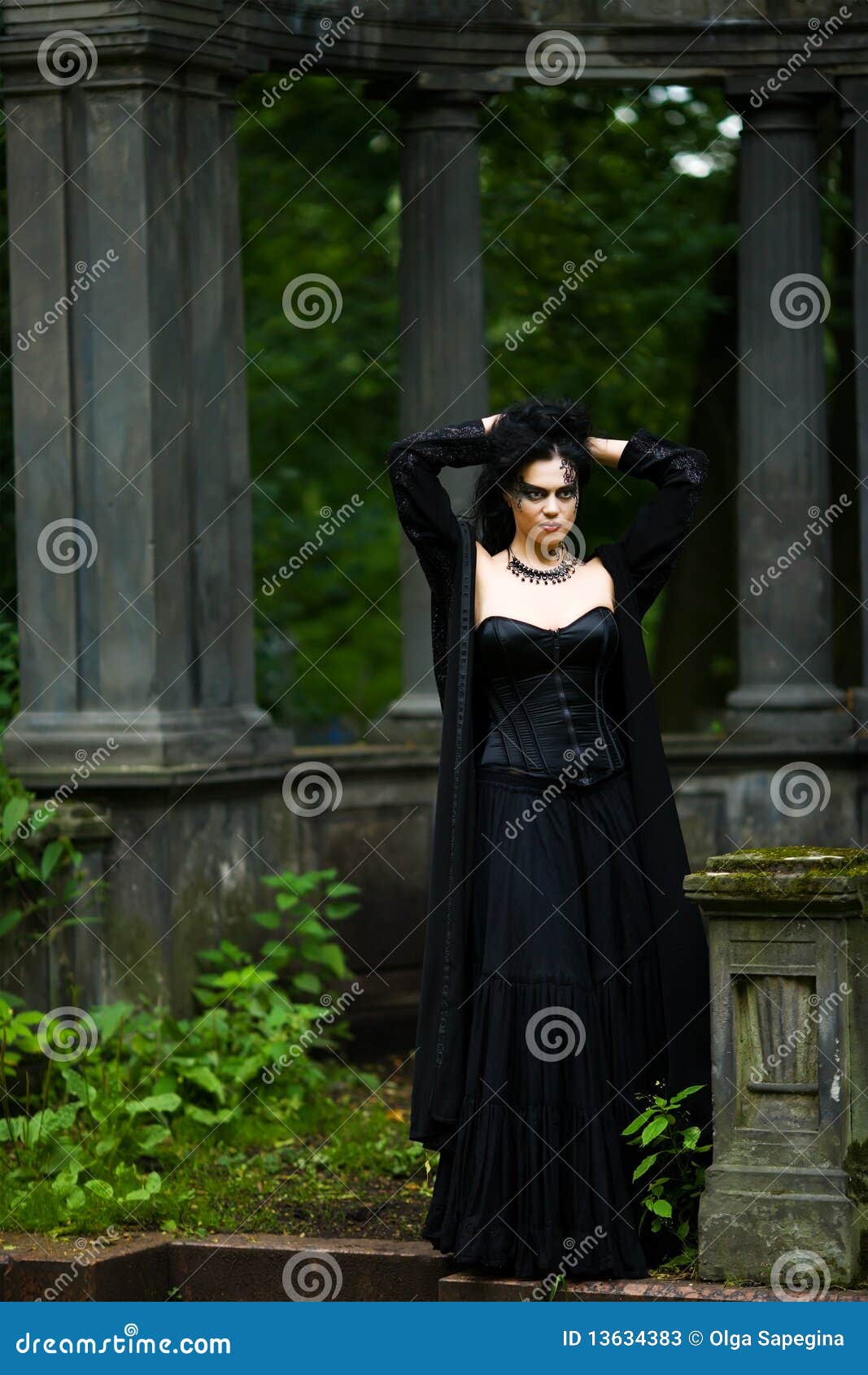Goth stock image. Image of culture, dead, graveyard, burial - 13634383