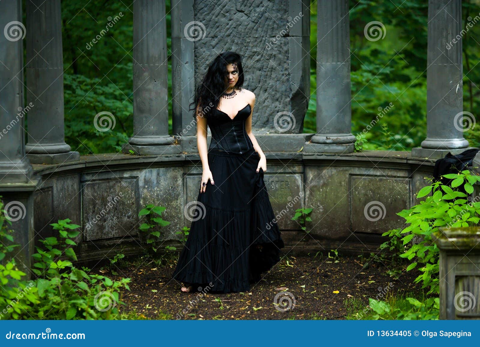 Goth stock image. Image of halloween, girl, extreme, gothic - 13634405