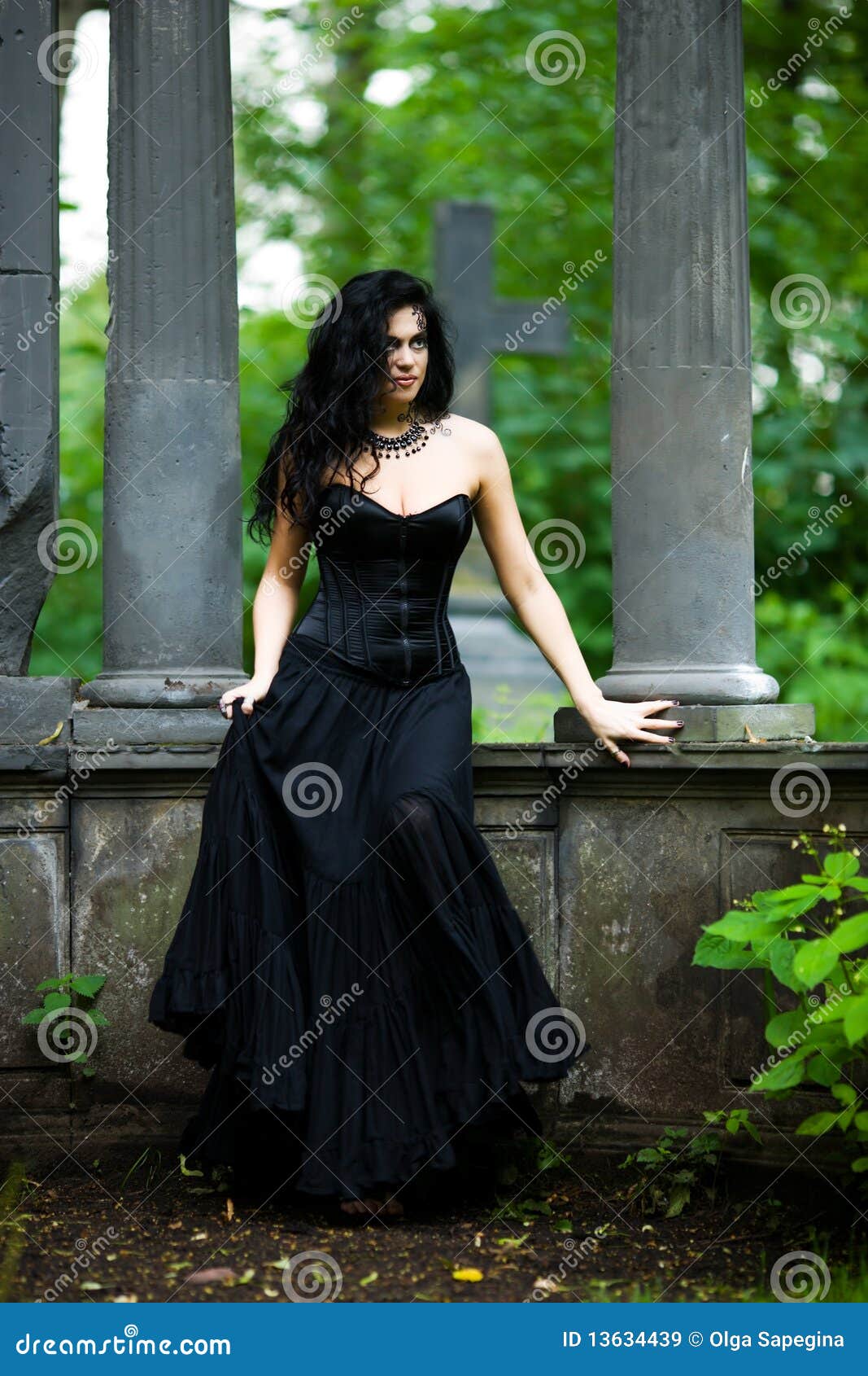 Goth stock image. Image of hair, lonely, extreme, ancient - 13634439