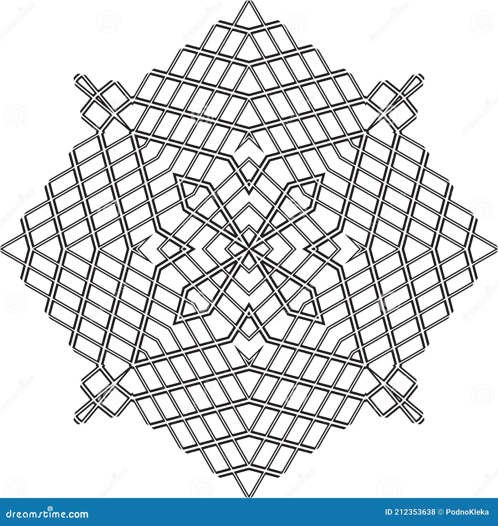 Goth Geometric Pattern Texture. Seamless Repeating Pattern Vector ...