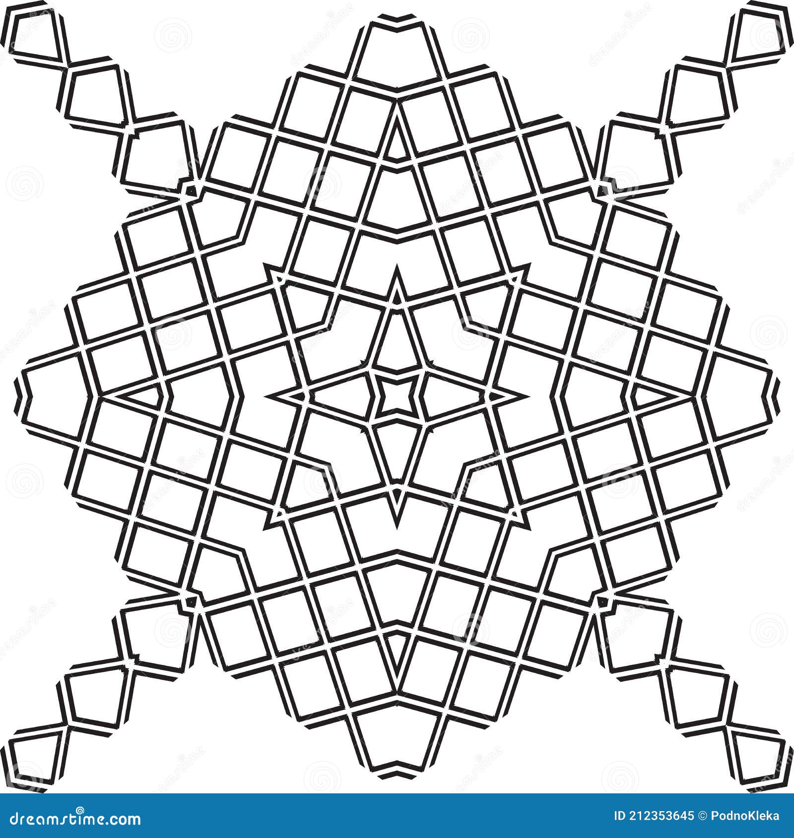 Goth Geometric Pattern Texture. Seamless Repeating Pattern Vector ...